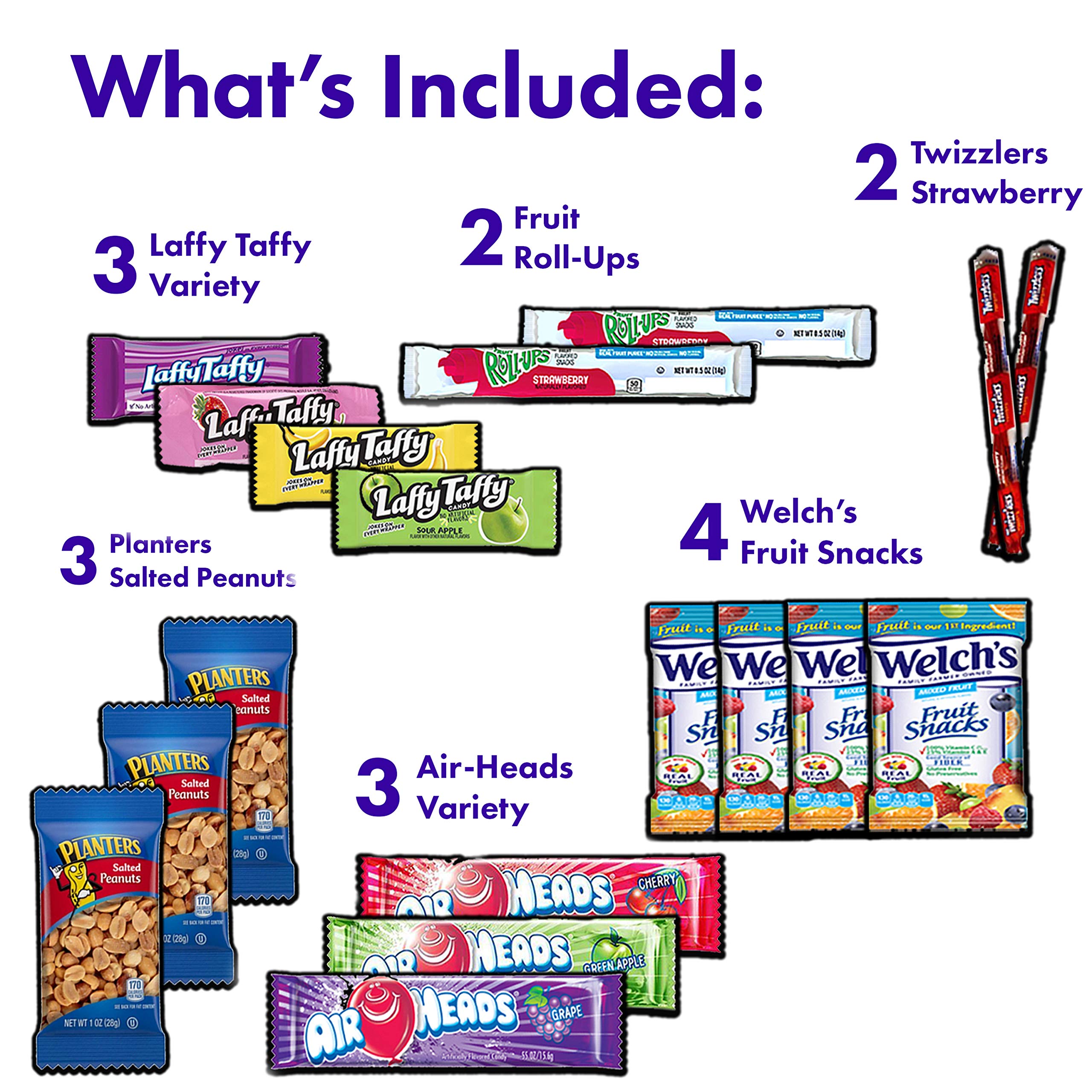 Blue Ribbon Care Package (45 Count) Ultimate Sampler Mixed Bulk Bars ...
