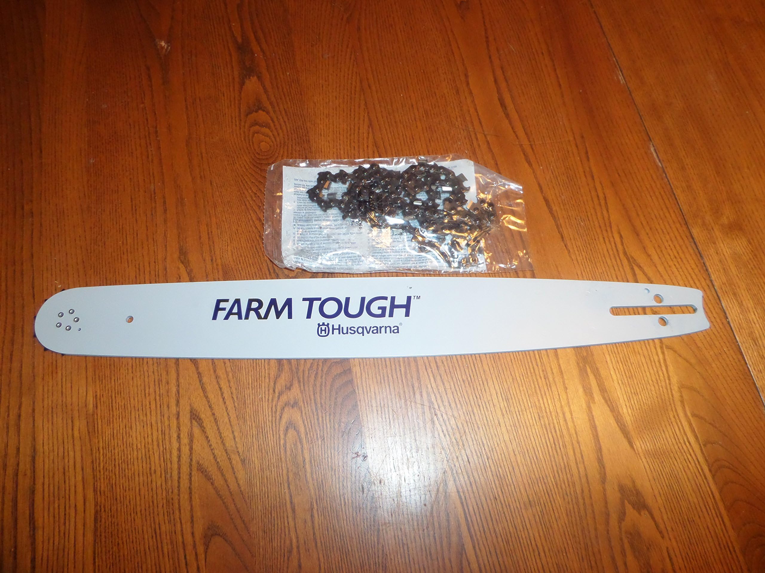 Amazon.com: Husqvarna 599999972 20 in. Rancher Chainsaw Bar - Silver ...