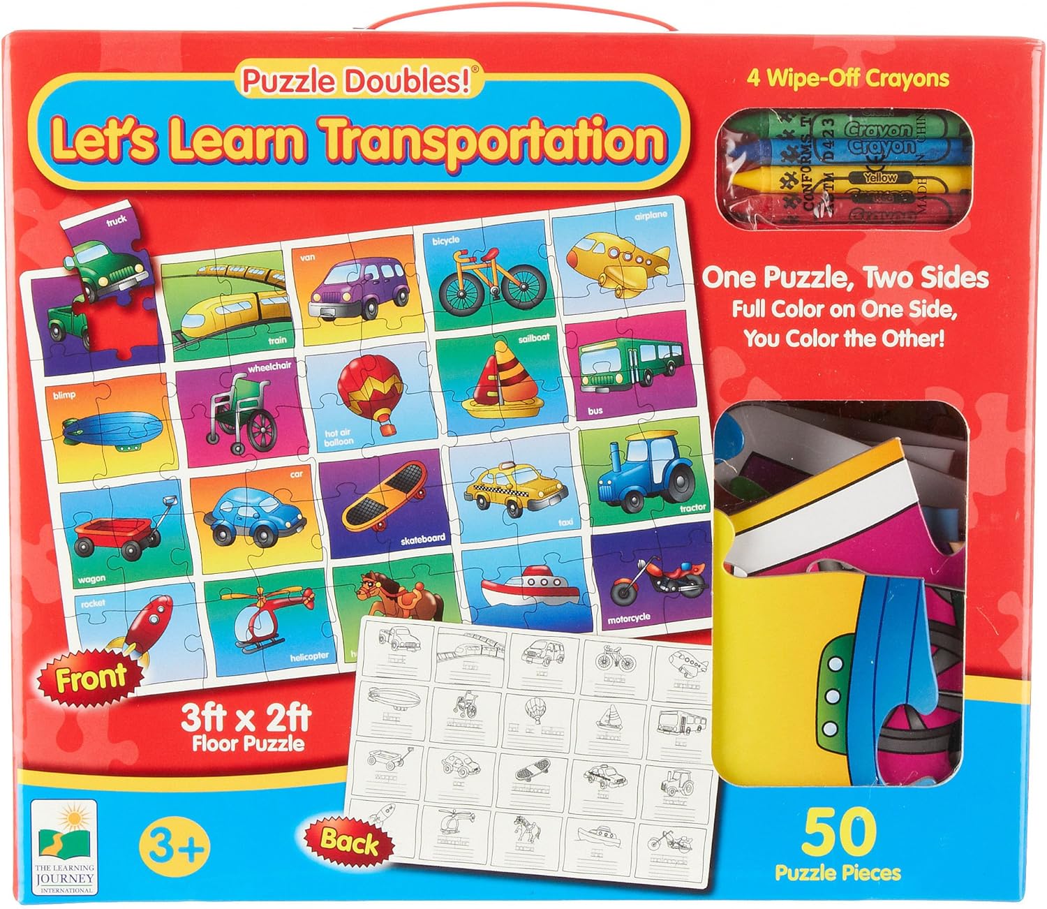 Amazon.com: The Learning Journey Puzzle Doubles! Let's Learn ...