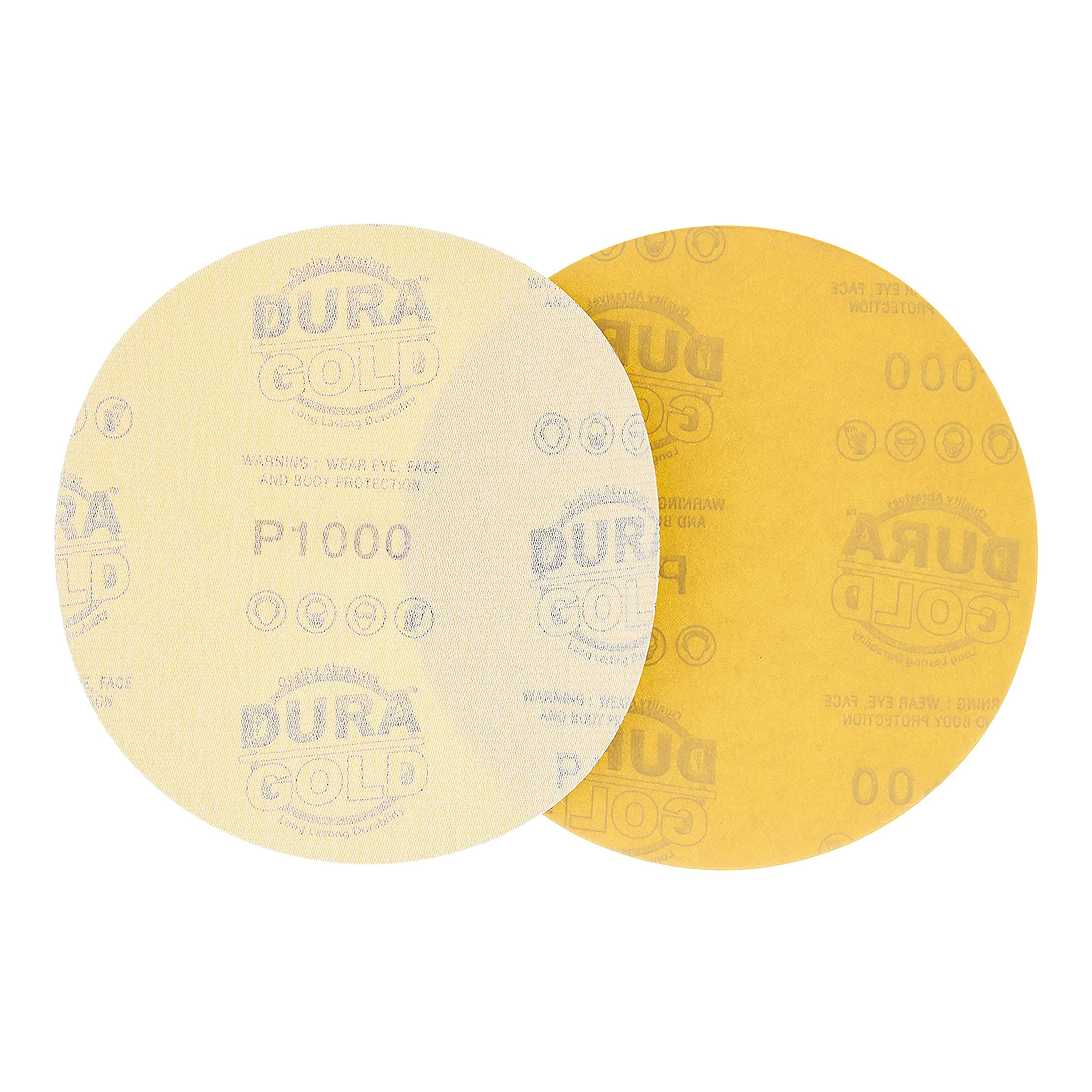 Snapklik.com : Premium 1000 Grit 6" Gold Sandpaper Discs, No Hole ...