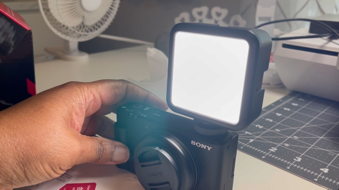 Watch Perfect LED Light for my Sony ZV-1F Vlogging Camera! on Amazon Live