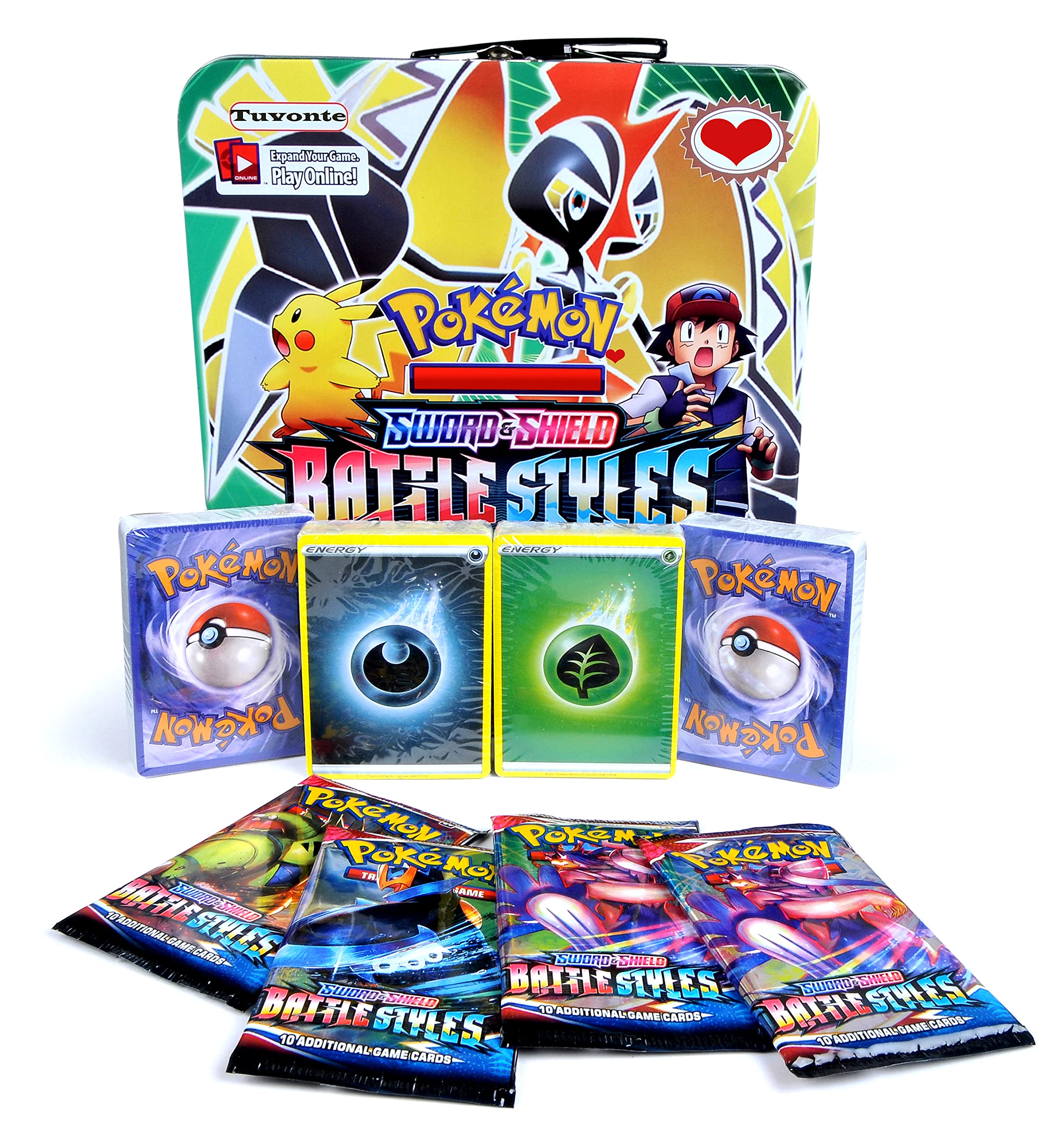Buy Tuvonte Poke-mon Cards Game and Shield Battle Styles with 4 Booster ...