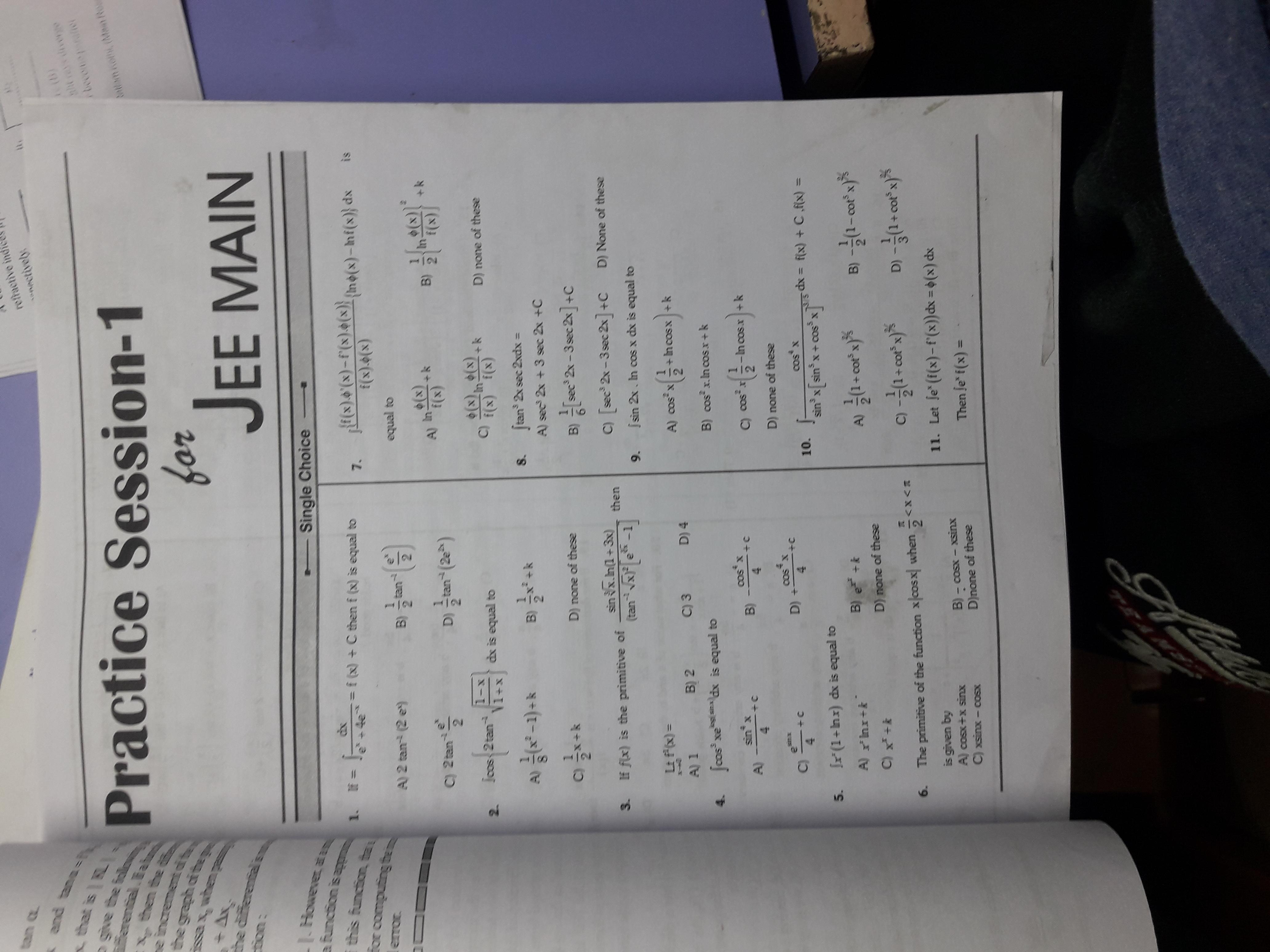 Buy Integral Calculus (JEE Trainer Series-2023) Book Online at Low ...