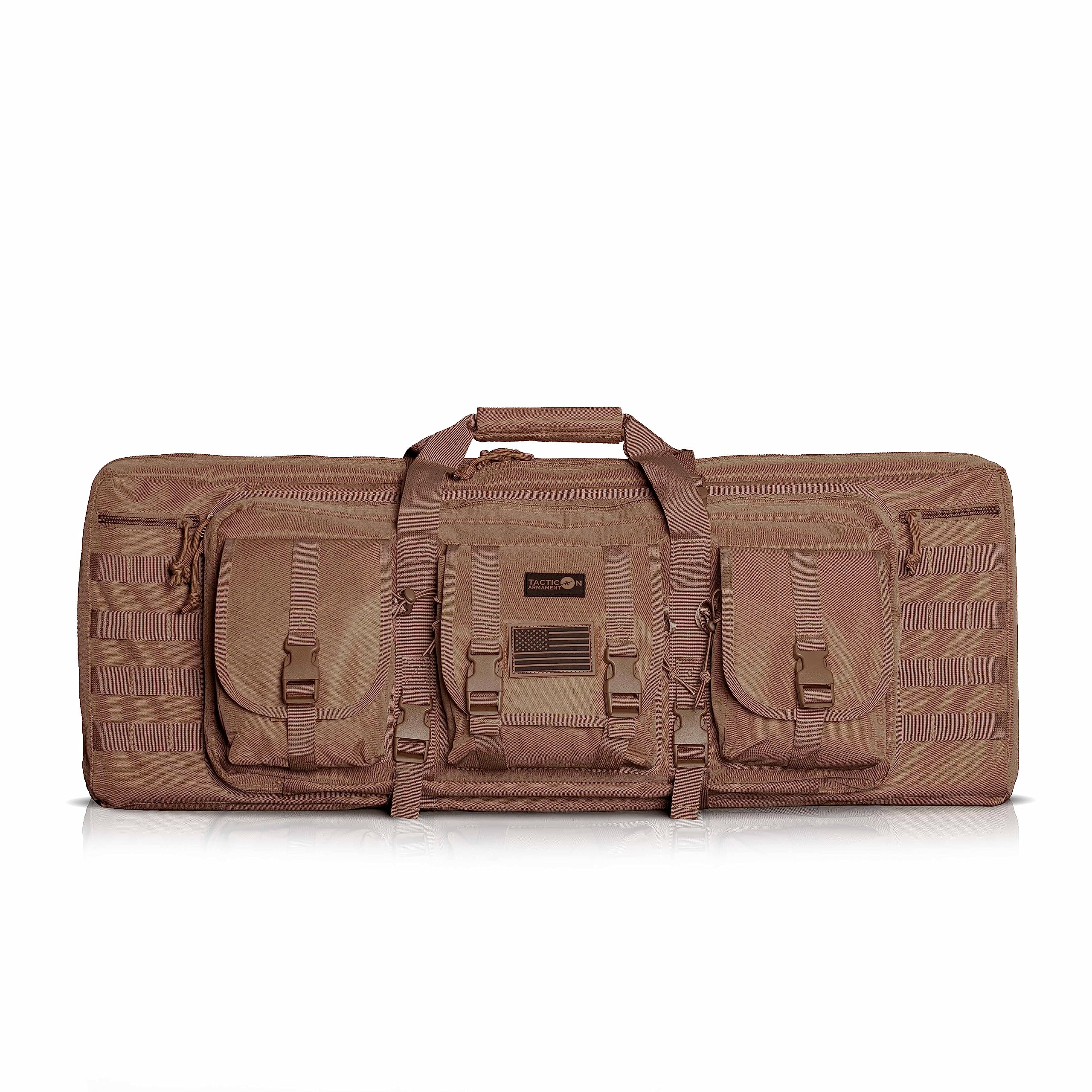 Snapklik.com : Double Rifle Bag 2 Rifles Tuckable Backpack Straps ...