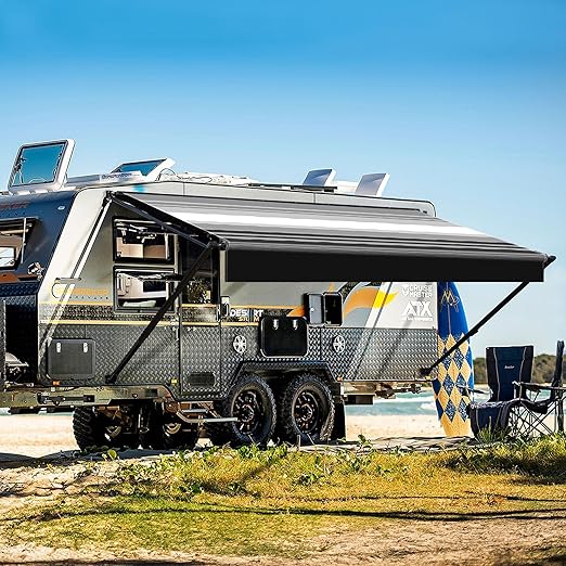 Amazon.com: YESCAMP Manual RV Awning Complete Kit Retractable Camper ...