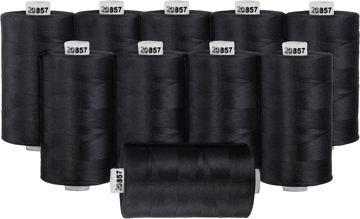 Amazon.com: Connecting Threads 100% Cotton Thread Sets - 1200 Yard Spools (Set of 10 - Black)