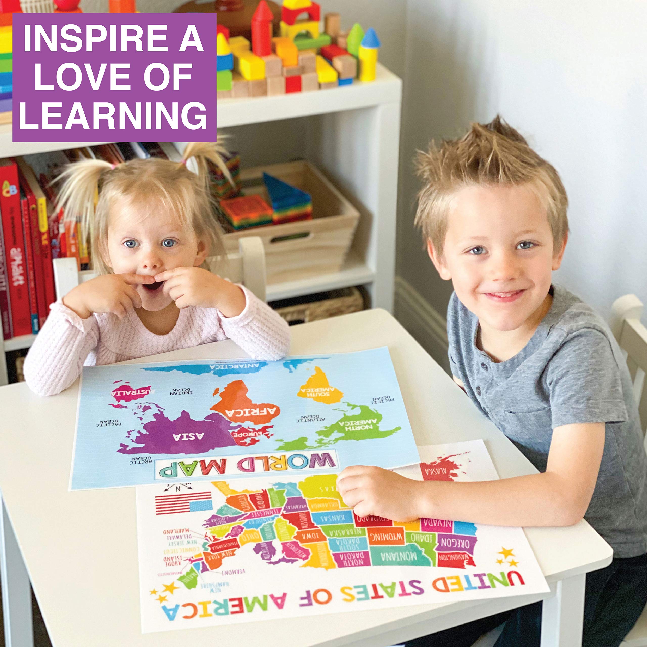 Buy 16 Educational Posters for Classroom Decor & Kindergarten ...