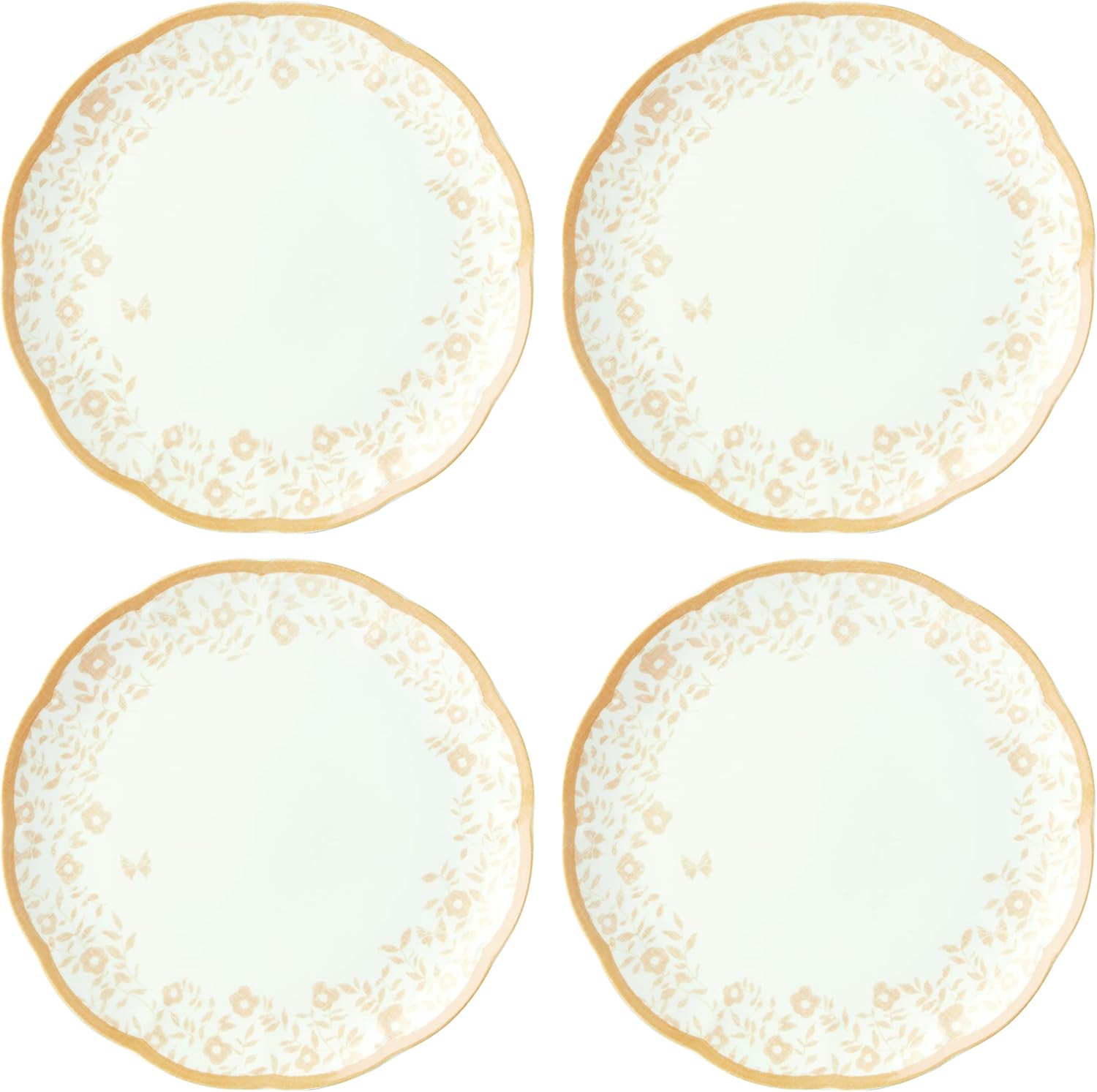 Amazon.com | Lenox Butterfly Meadow Cottage Dinner Plates, Set of 4, 7. ...