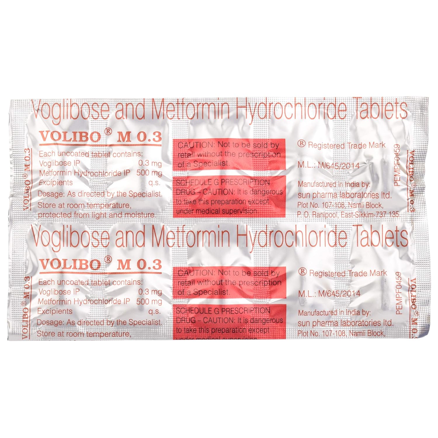 Volibo M 0.3 - Strip of 10 Tablets : Amazon.in: Health & Personal Care