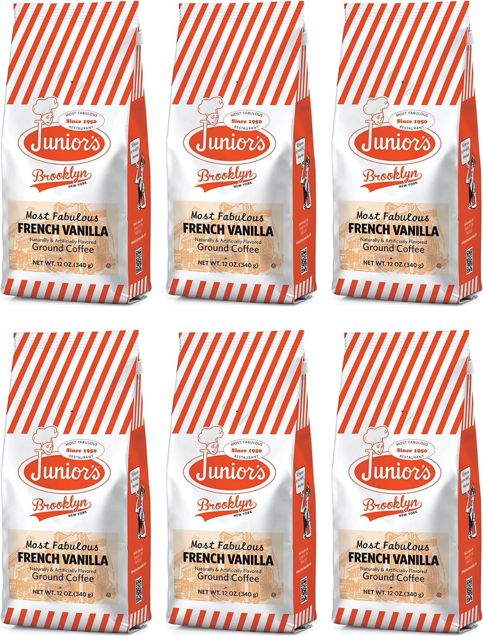 Amazon.com : Junior's Most Fabulous Ground Coffee, 12 oz (Brooklyn ...