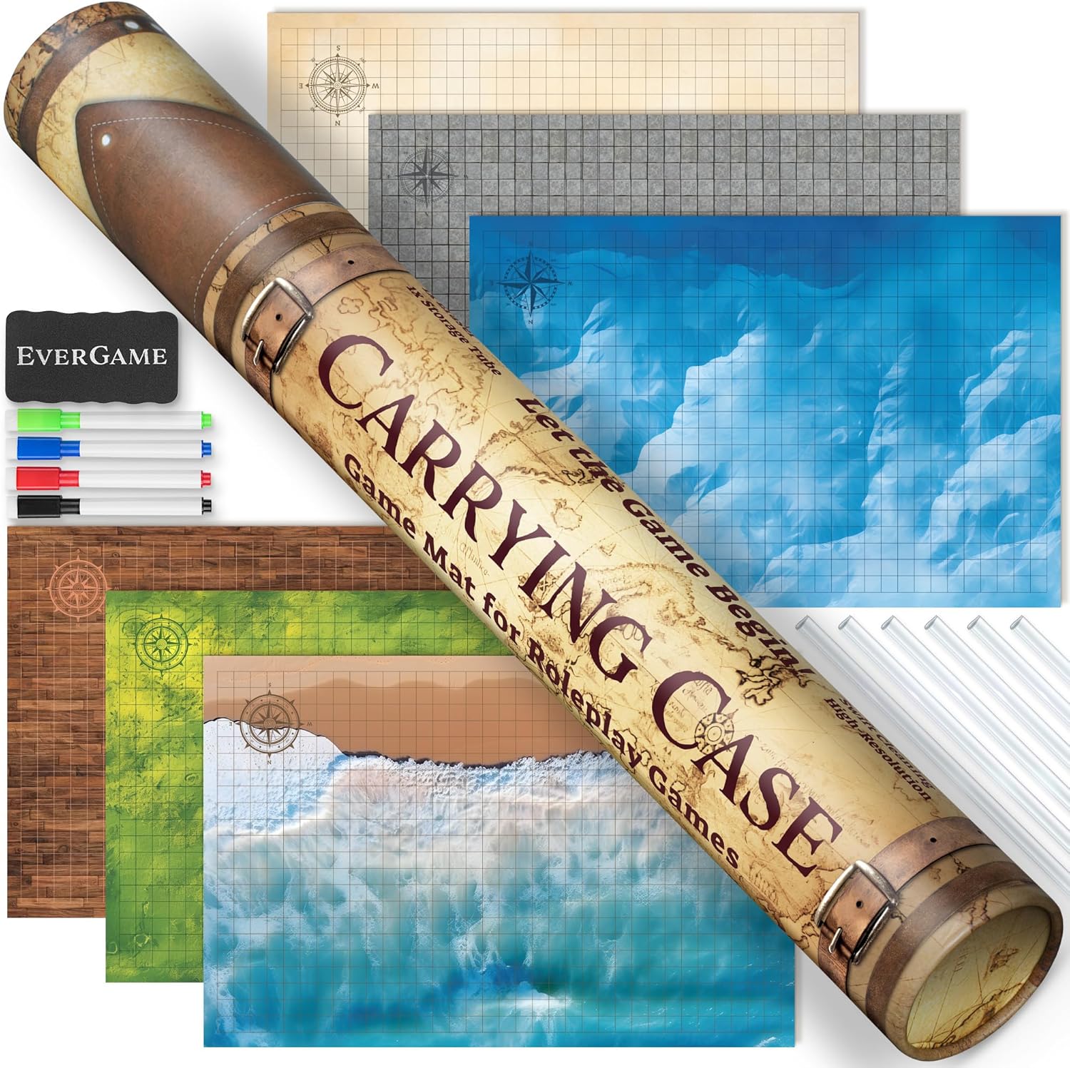 Amazon.com: EverGame - Dungeons & Dragons Game Mats - 24x36 - Ultimate ...