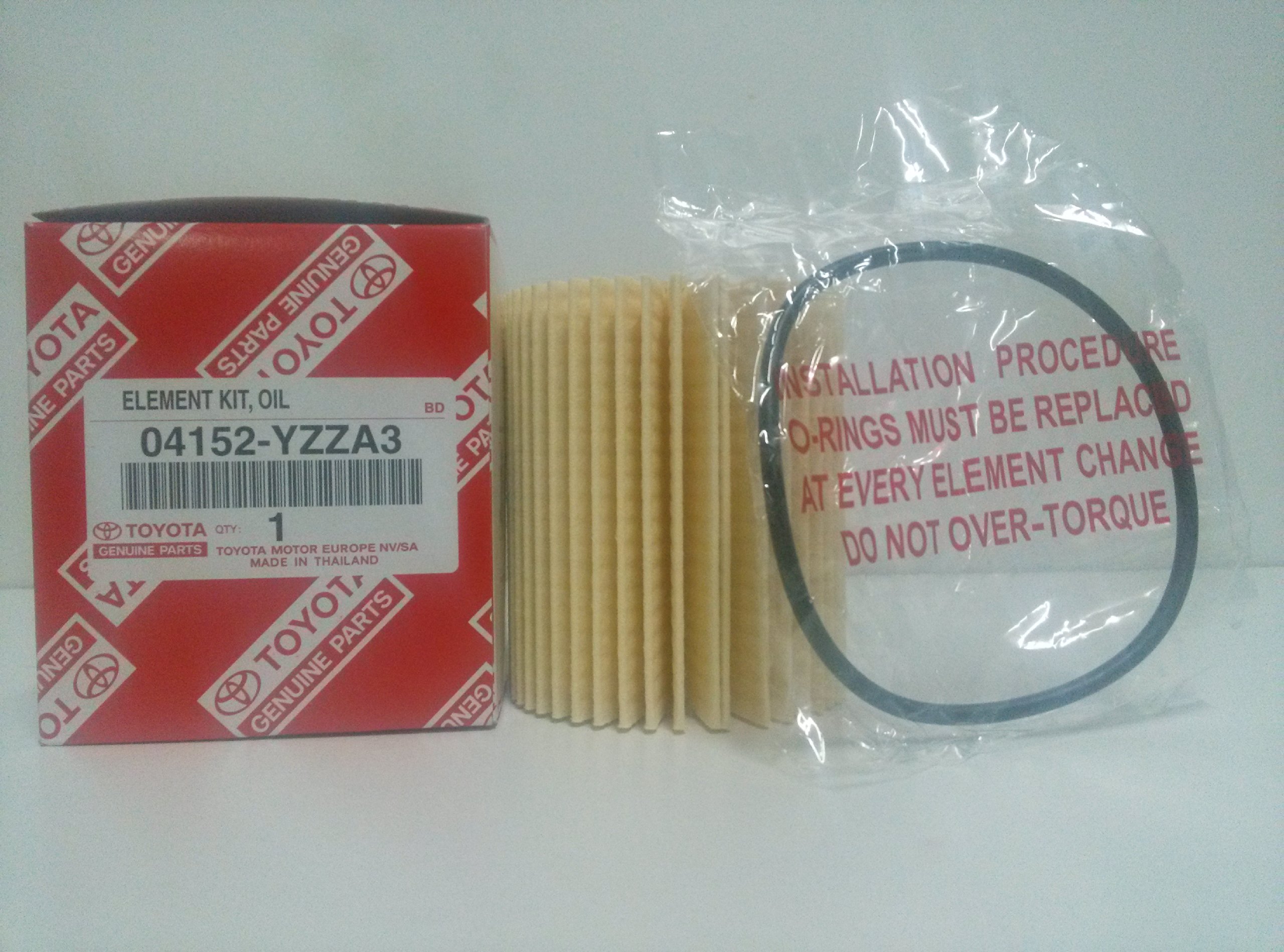 Amazon.com: Genuine Toyota 04152-YZZA3 Oil Filter Element : Automotive