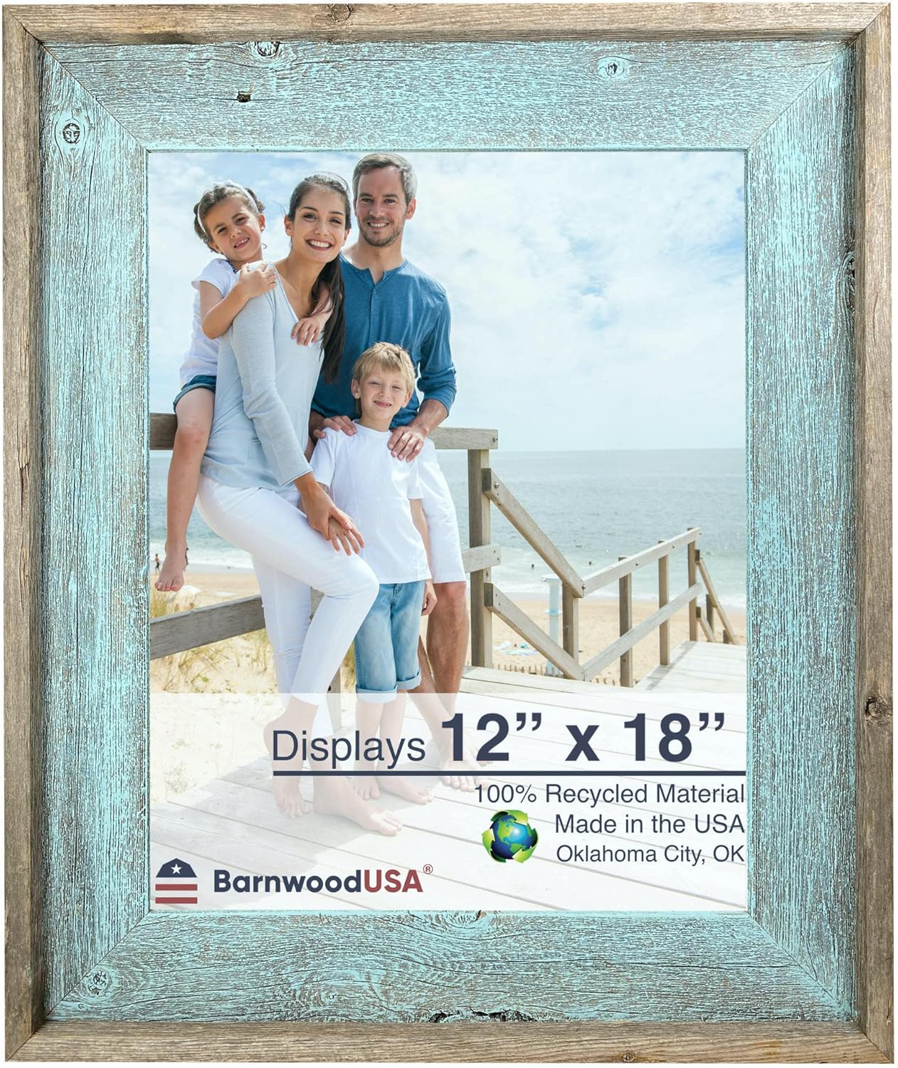 Amazon.com - BARNWOODUSA Farmhouse Style Rustic 12 x 18 Picture Frame ...