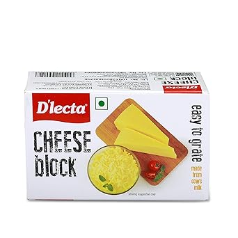 Dlecta Processed Cheese Block, 400 g : Amazon.in: Grocery & Gourmet Foods