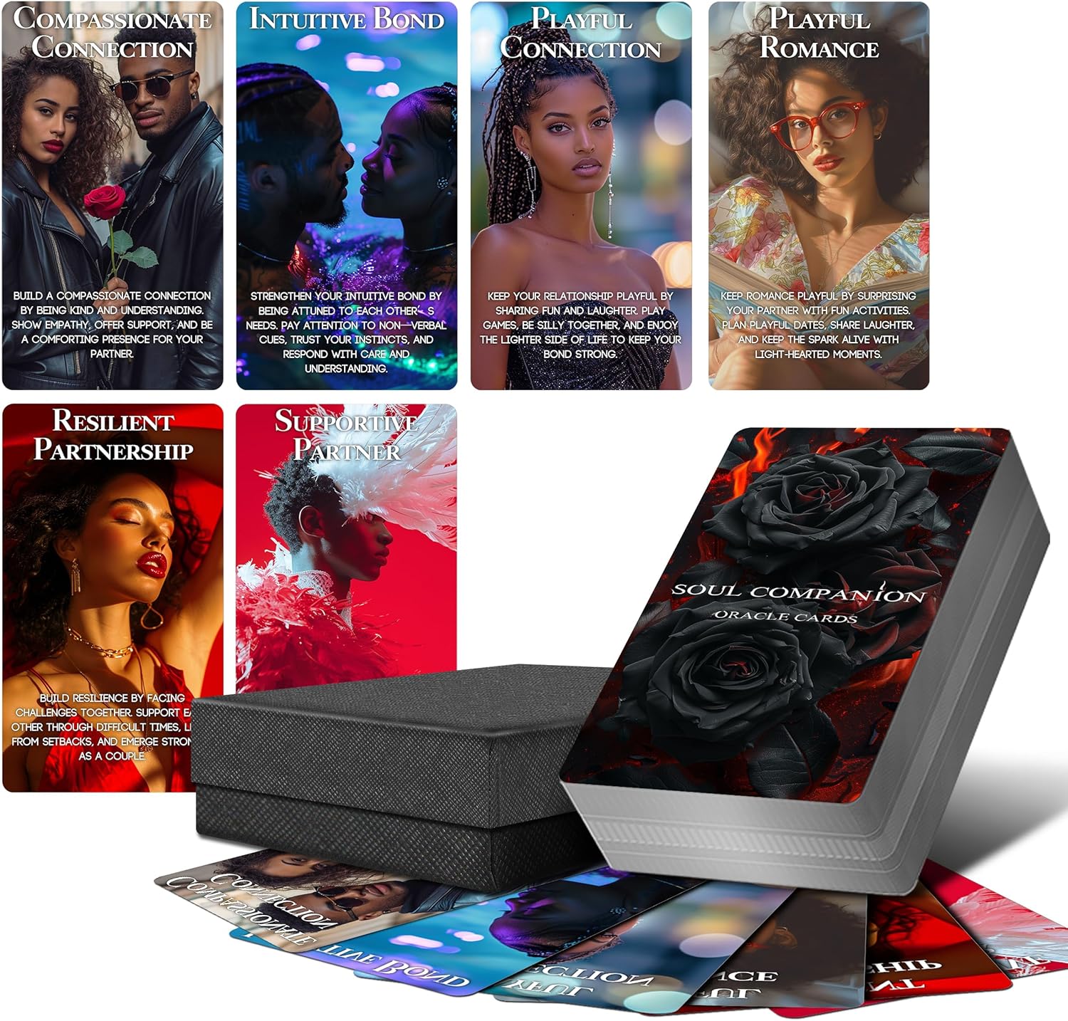 Amazon.com: ZZBUY Confession of Soulmate Oracle Cards, African American ...