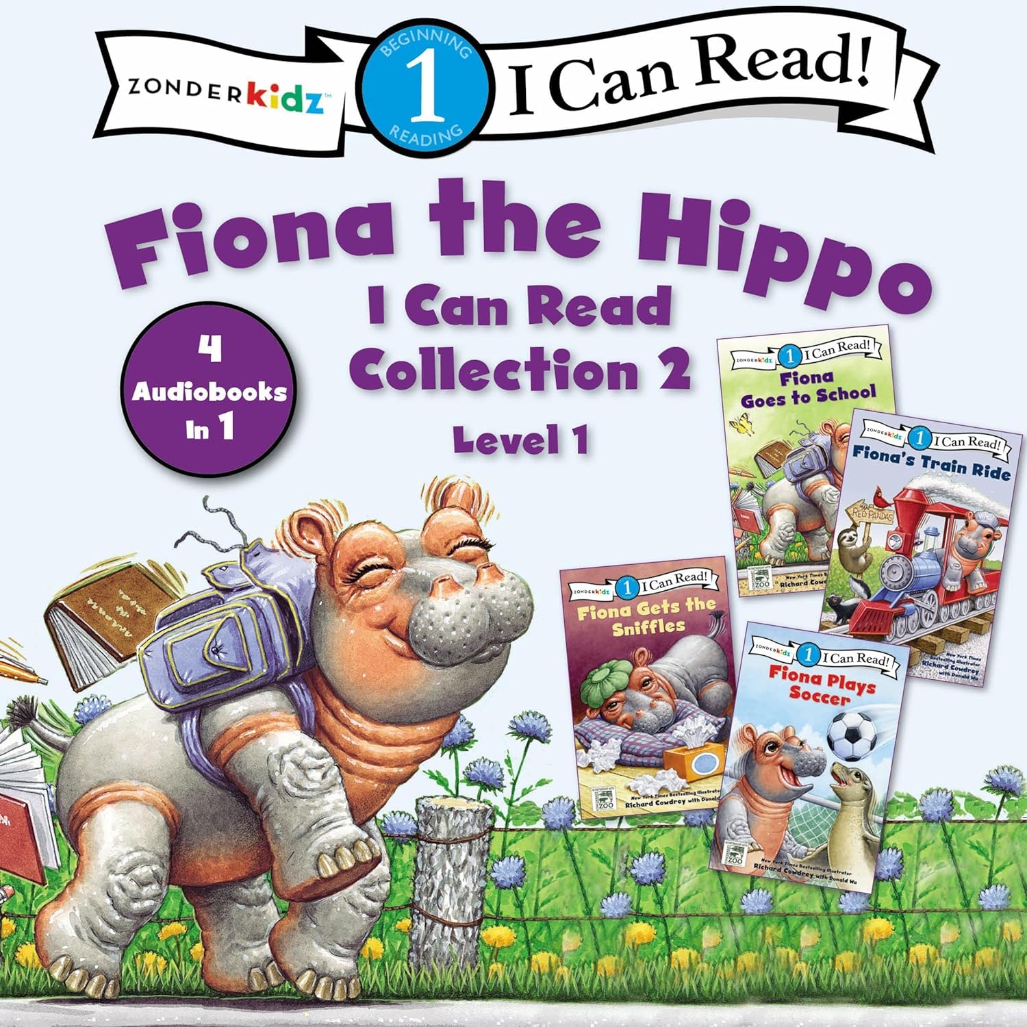 Amazon.com: Fiona the Hippo I Can Read Collection 2: Level One (Audible ...
