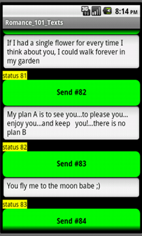 101 Romantic Texts - App on Amazon Appstore