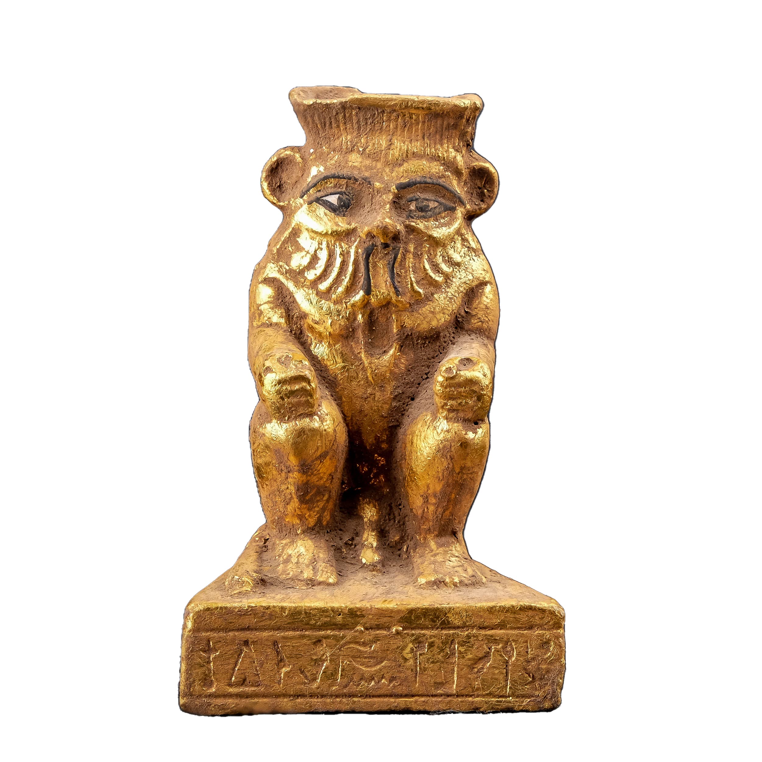 Buy Egyptian statue of Bes, a minor god of ancient Egypt, represented ...
