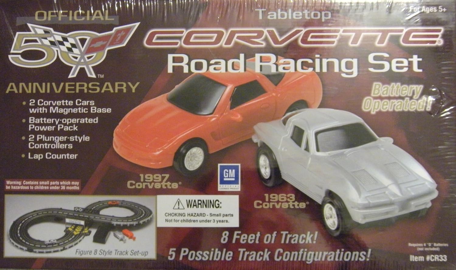 Amazon.com: Feldstein Corvette Road Racing Set : Toys & Games