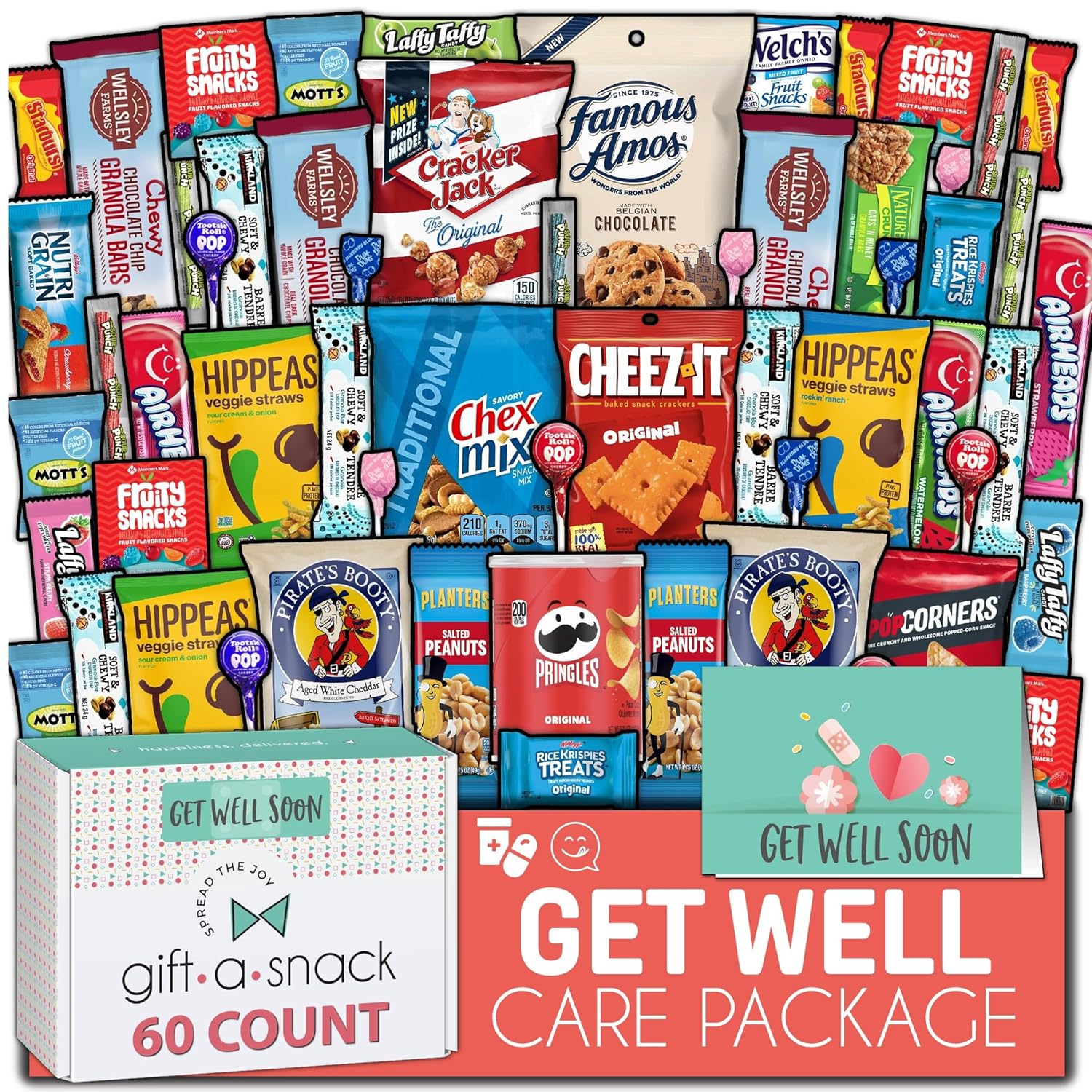 Amazon.com: Gift A Snack - Get Well Soon Snack Box Variety Pack Care ...