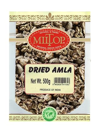 MILTOP Mltop Natural Dried Amla Sukha Amla for eating, 500g : Amazon.in ...