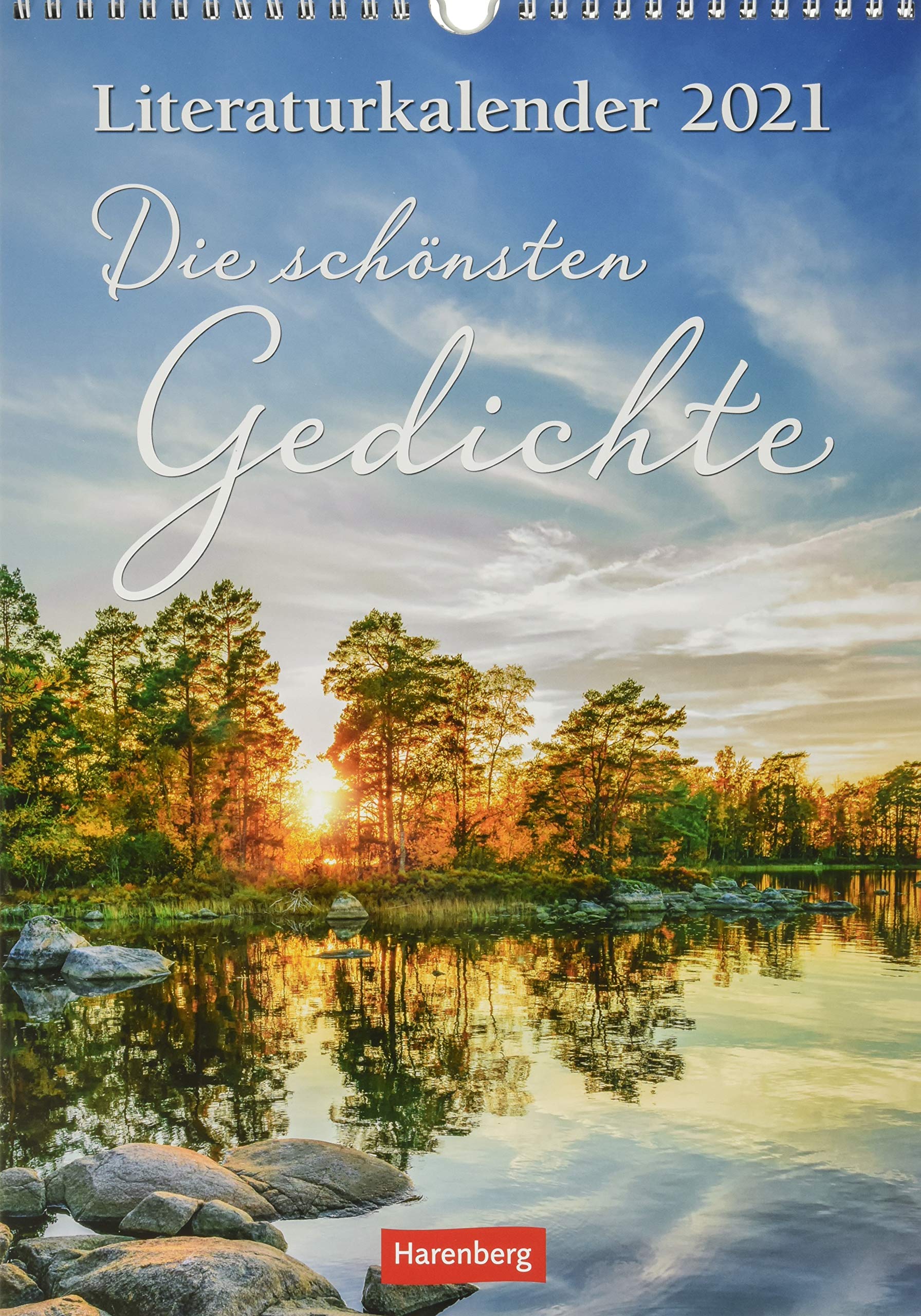 Literaturkalender Die schönsten Gedichte Kalender 2021 : Harenberg ...