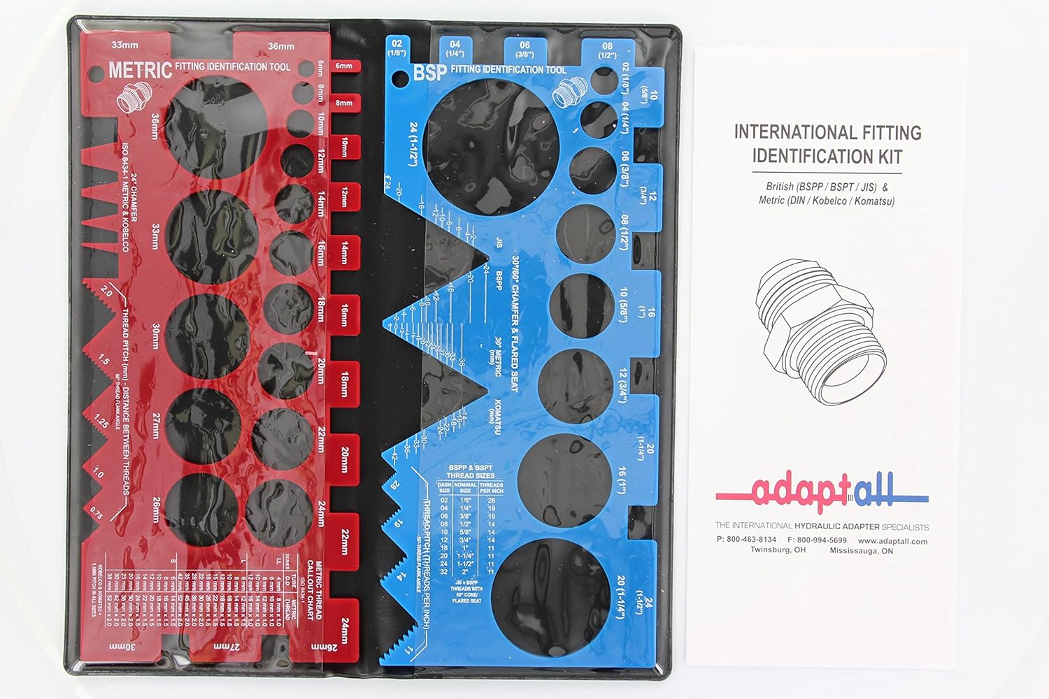 AdaptAll TGK-01 International Fitting and Adapter Thread Identification ...