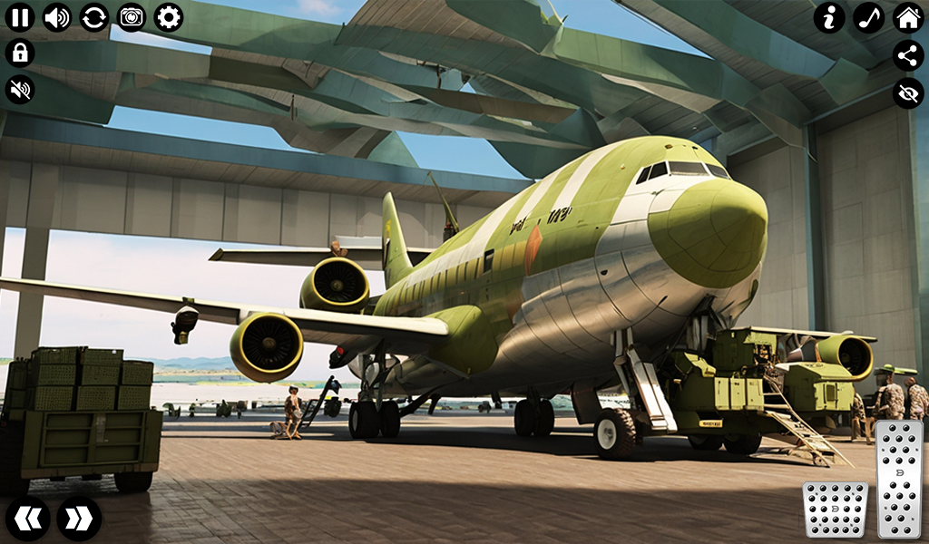 US Army Cargo Transport Plane Simulator Games - Military Cargo Airplane ...