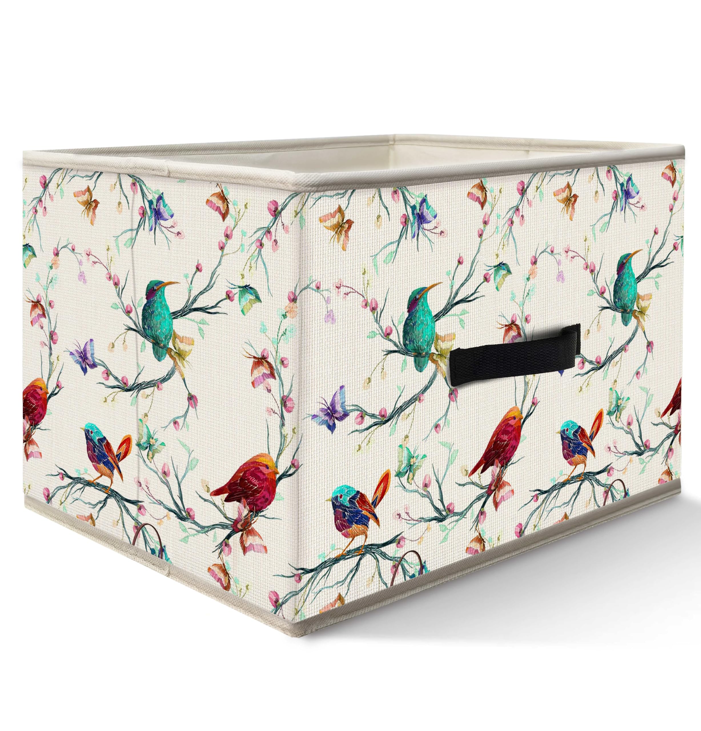 Snapklik.com : Nogrit Colorful Birds Storage Bins Box, Toybox For Girls ...