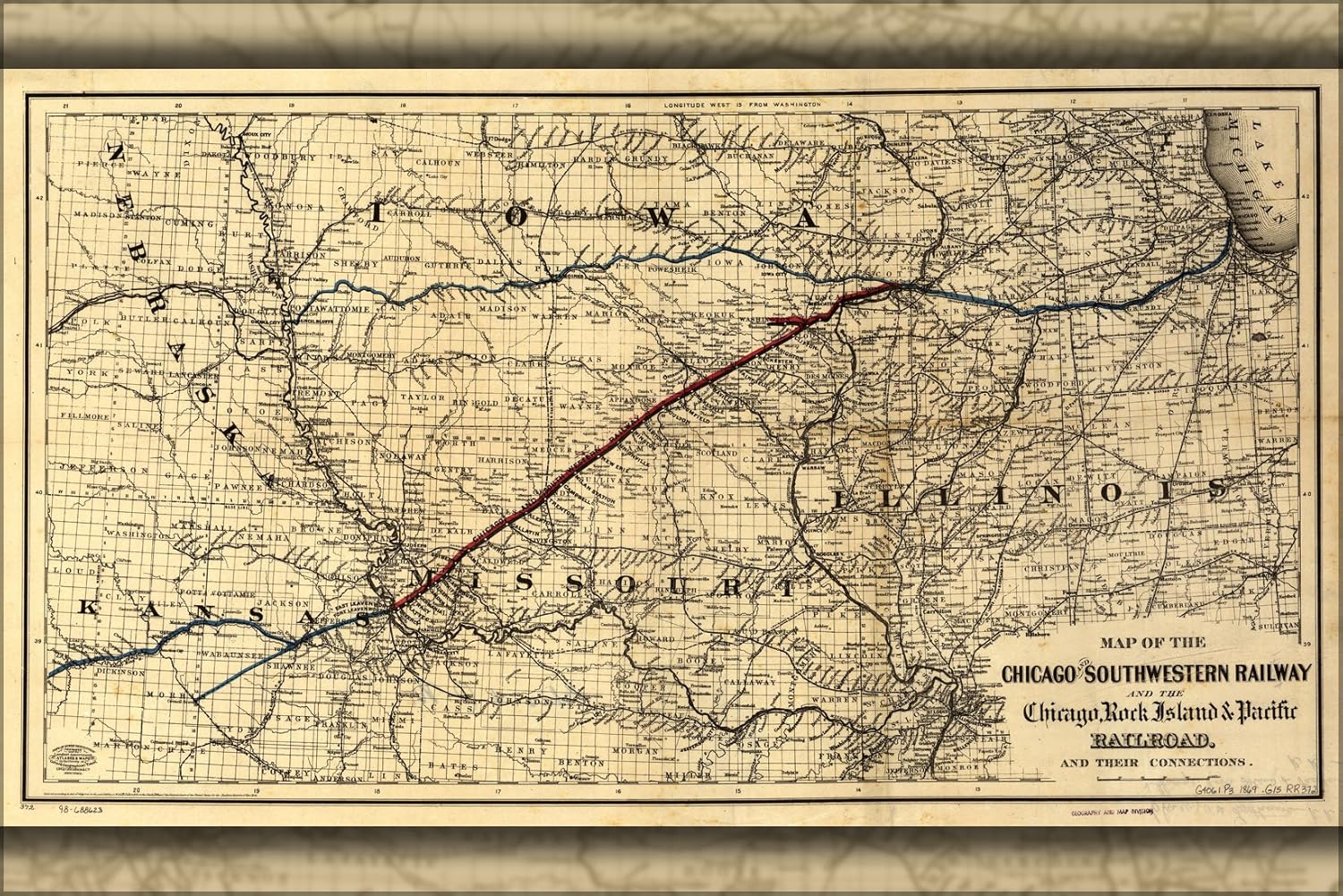 Amazon.com - History Galore 24"x36" Gallery Poster, Map of the Chicago ...