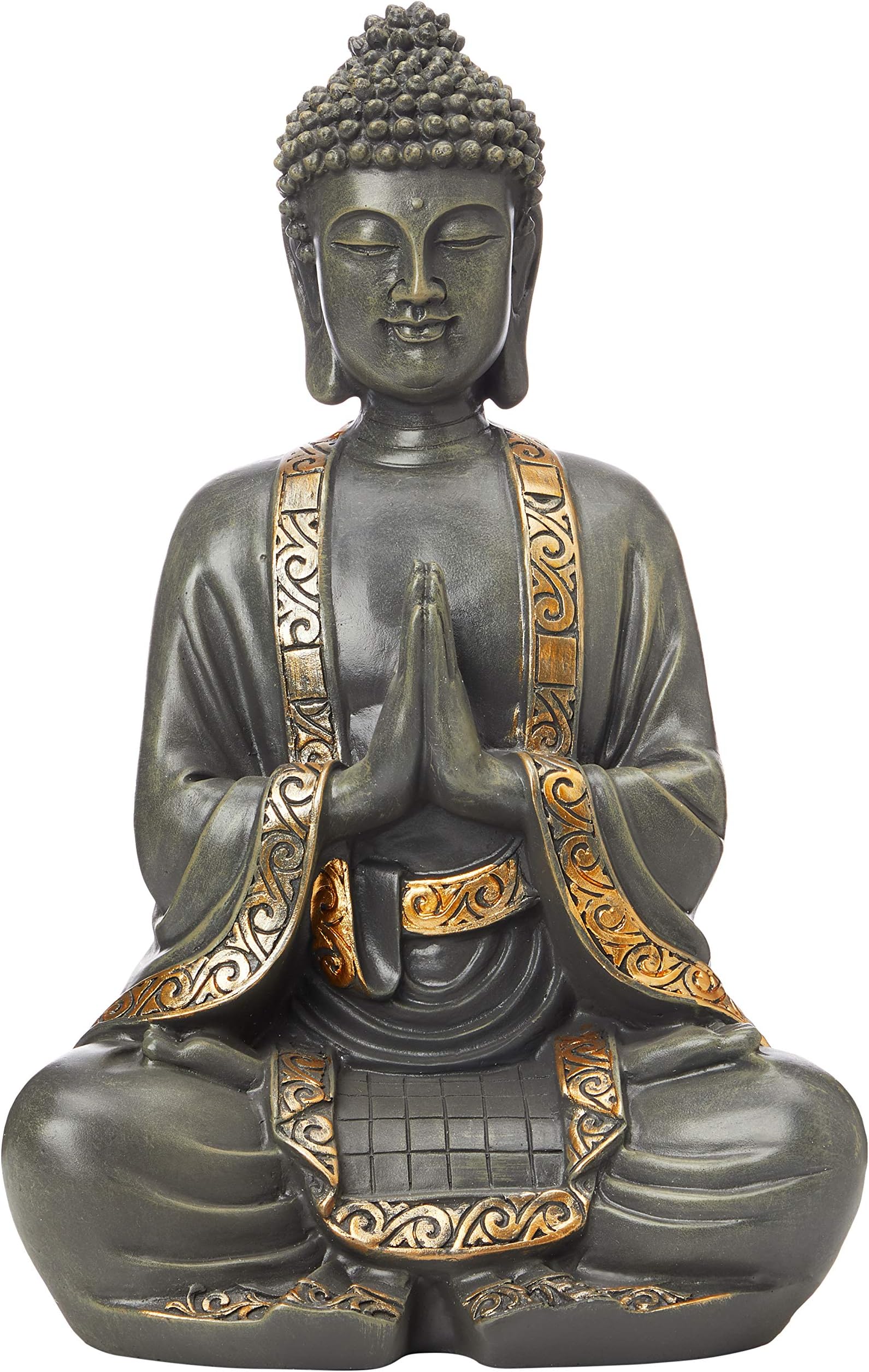 Zen'Light Zen and Feng Shui Buddha Meditation Gold-Provides a Soothing ...