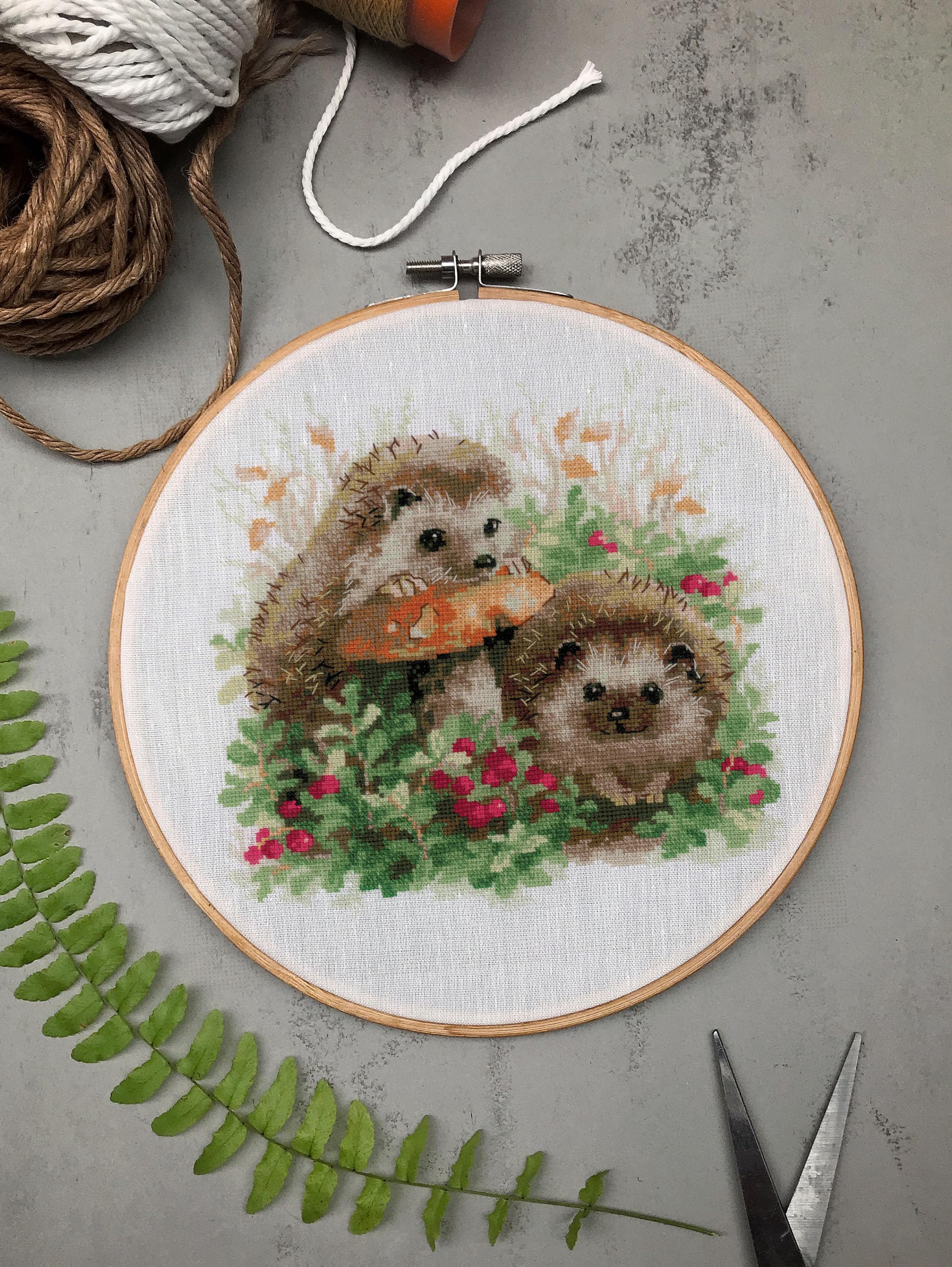 Hedgehog Cross Stitch Pattern