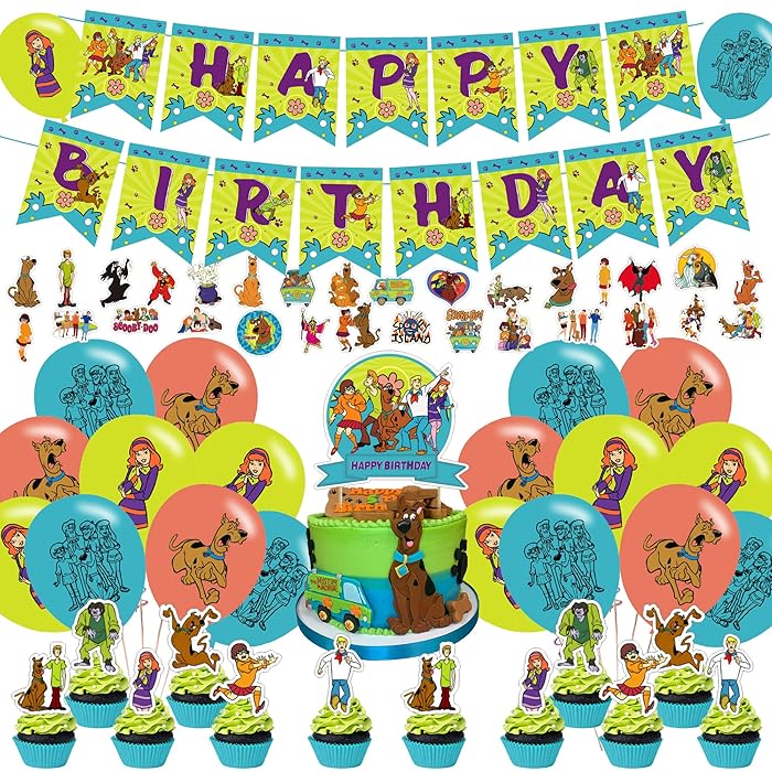 Buy Scooby Doo Party Decorations,Birthday Party Supplies For Scooby Doo ...