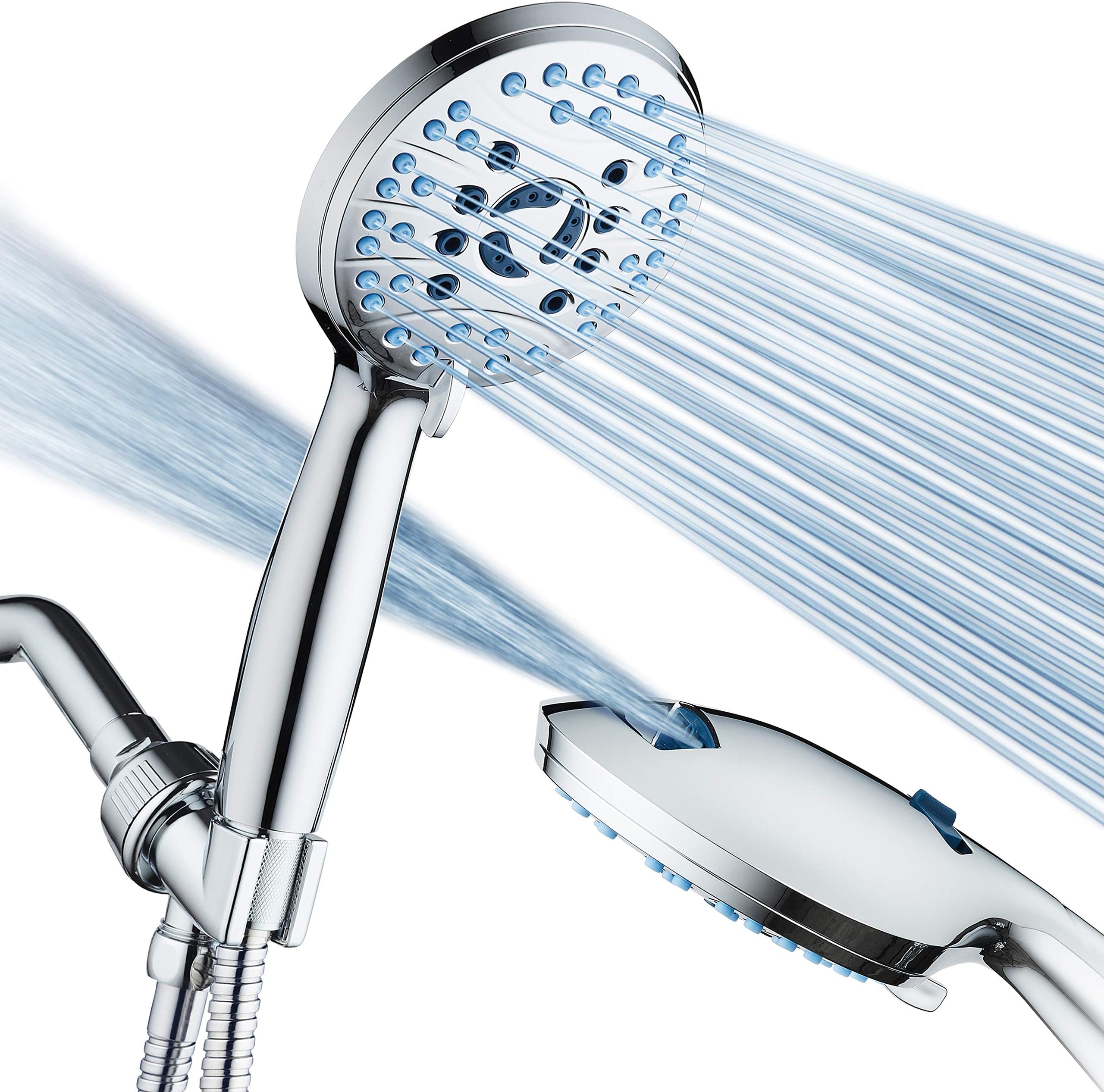 Cobbe Filtered Shower Head with Handheld, High Pressure 6 Spray Mode ...