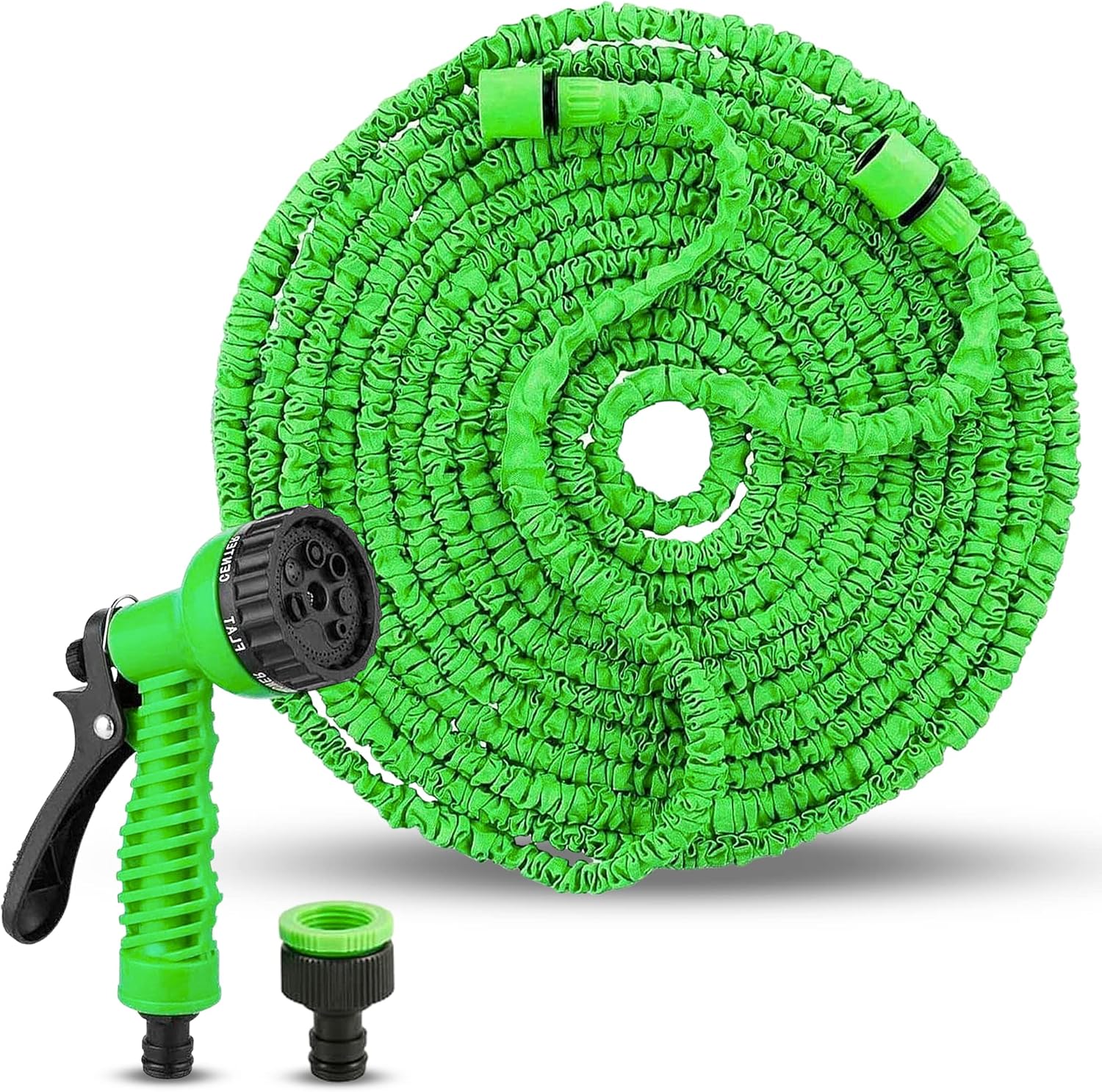 50ft Extendable Garden Patio Hose - Lightweight and Multifunctional ...