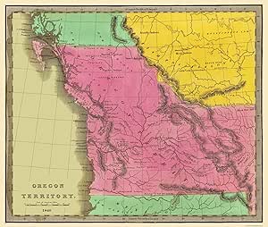 Amazon.com: MAPS OF THE PAST Historic State Map - Oregon Territory ...