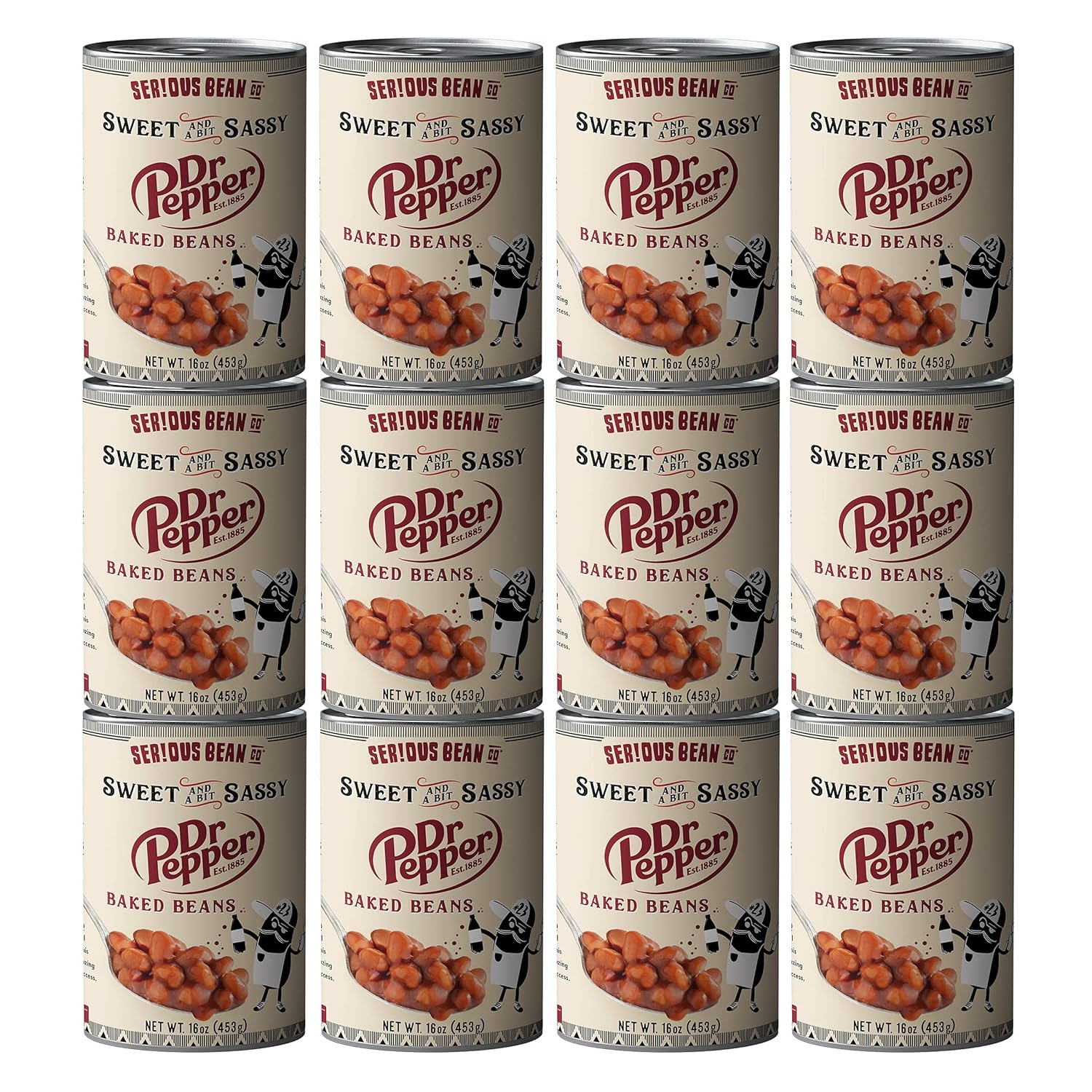 Amazon.com : Serious Bean Co Sweet & Sassy Dr Pepper Baked Beans ...