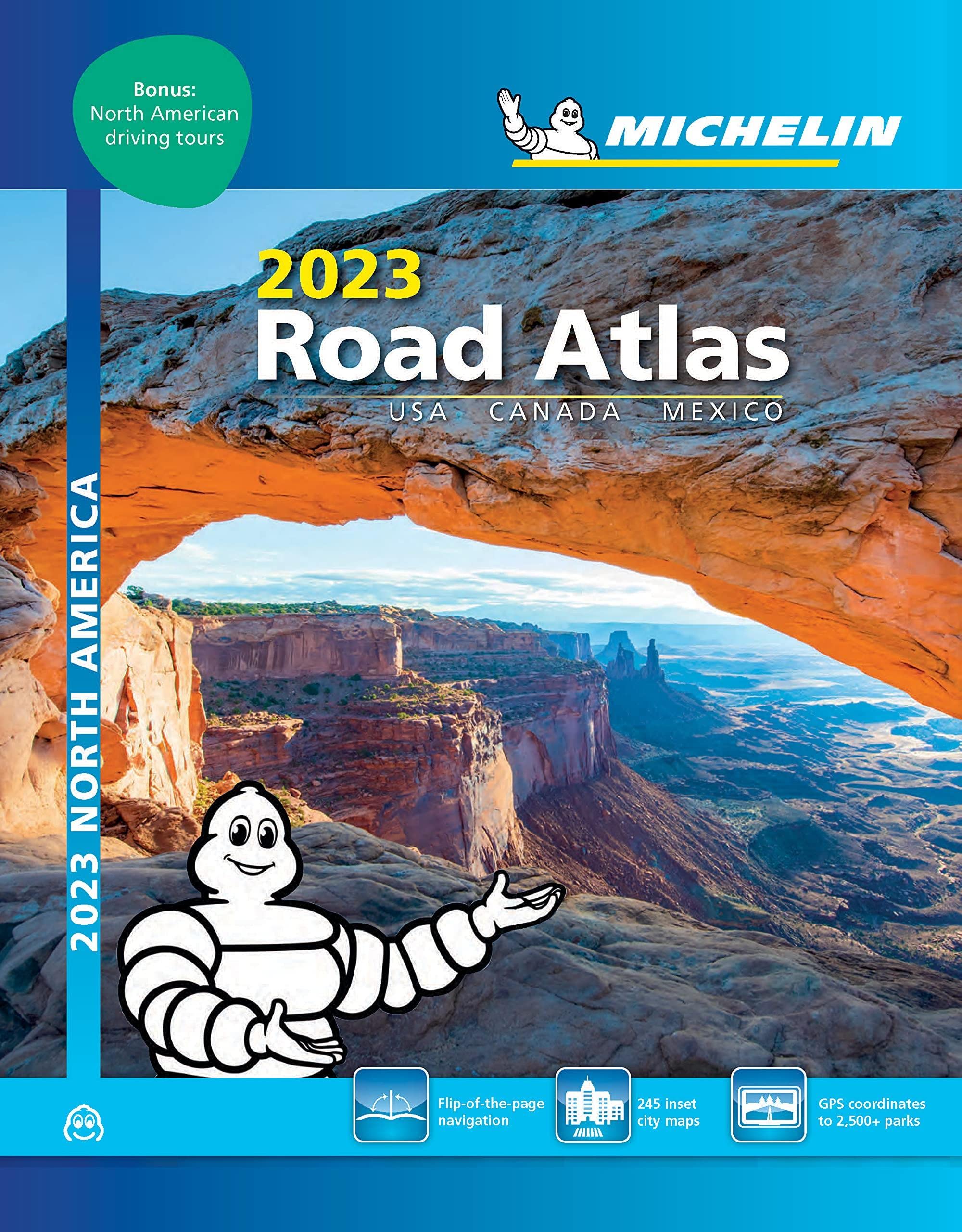 Michelin North America Road Atlas 2023: USA - Canada - Mexico (Michelin ...