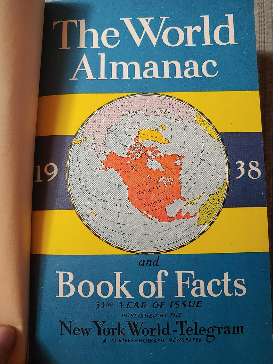 World Almanac Book of Facts for 1938: unknown author: Amazon.com: Books