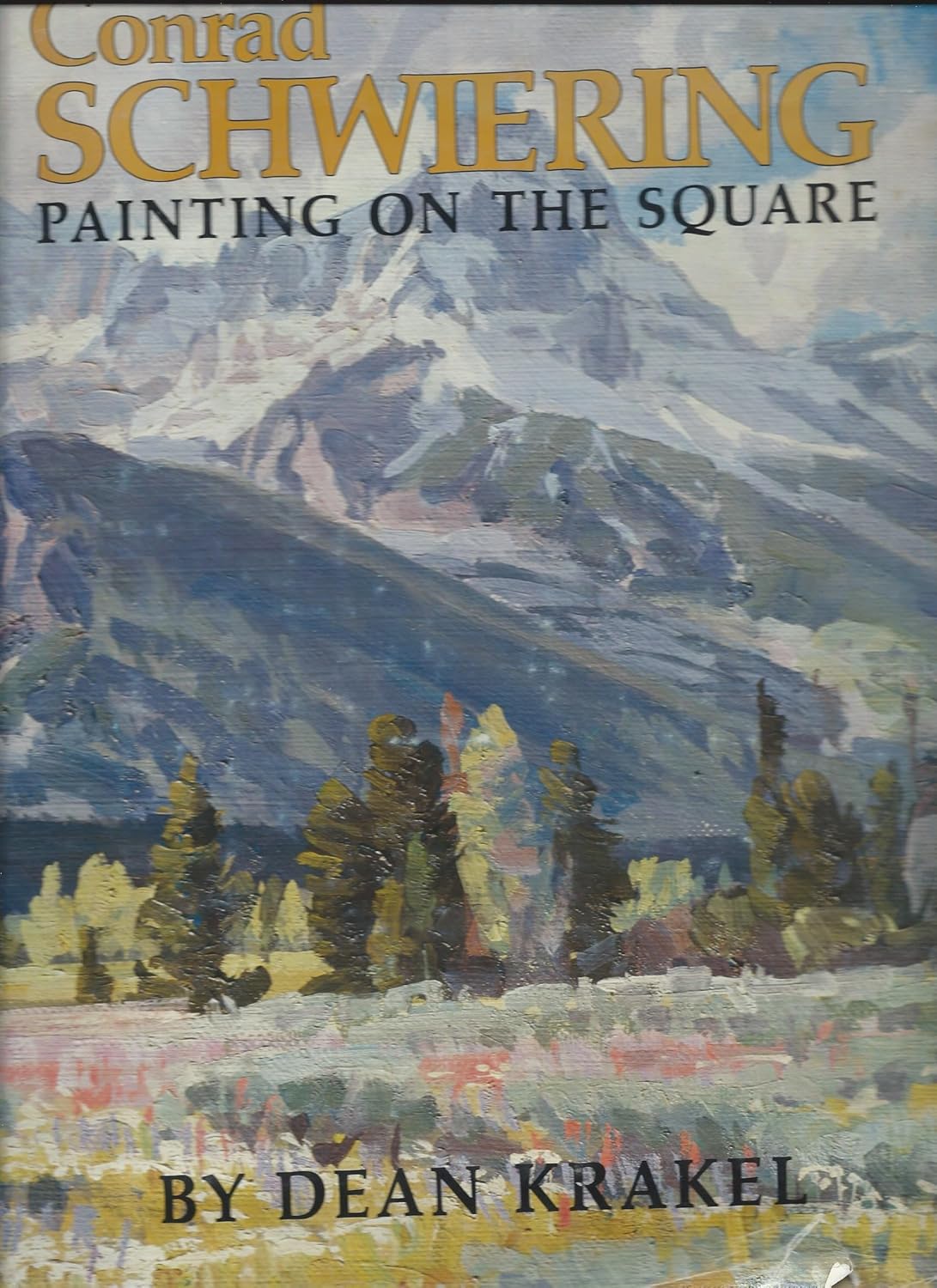 Conrad Schwiering, painting on the square: Krakel, Dean Fenton;Krakel ...
