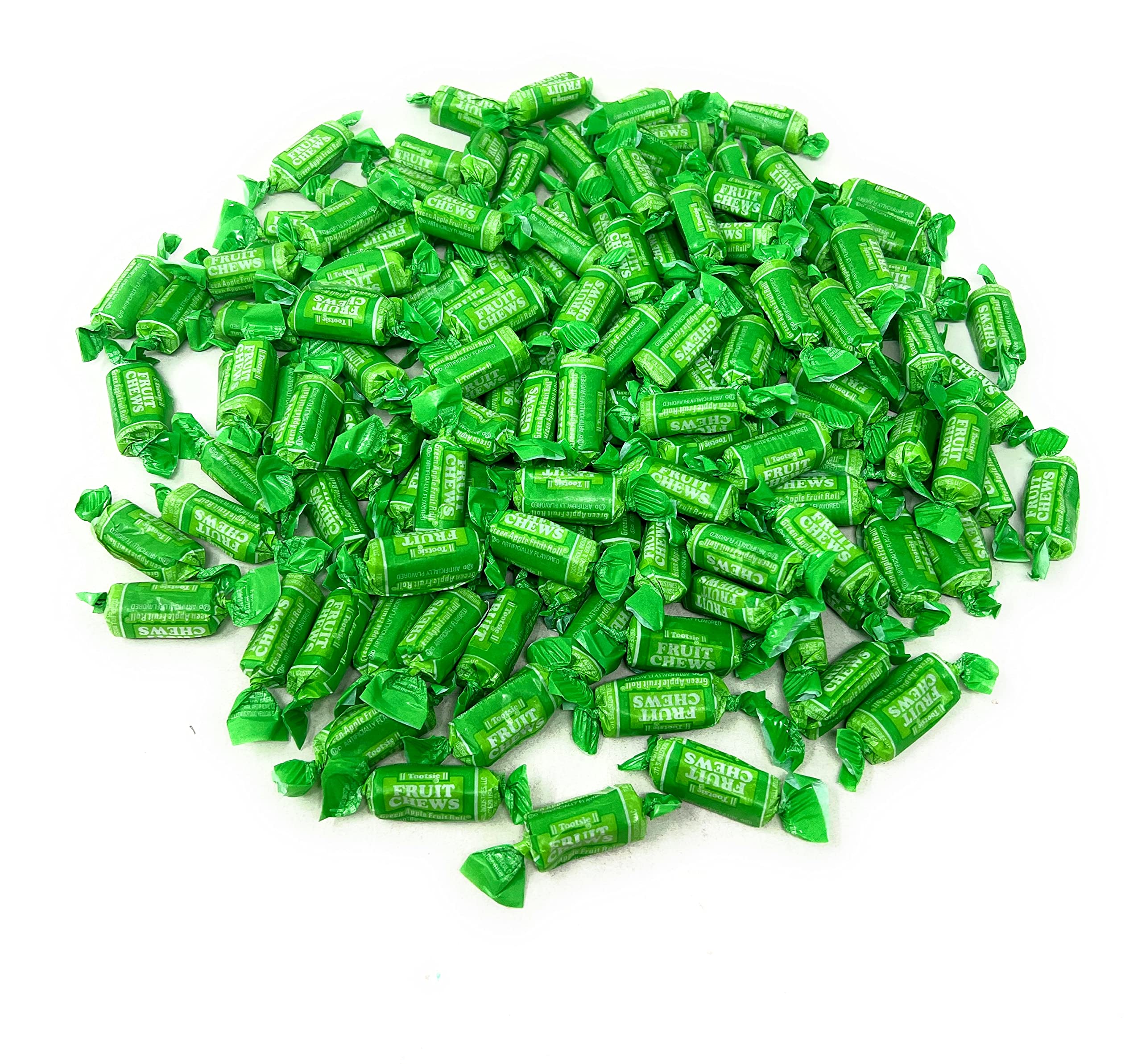 Buy Green Apple Flavor Tootsie Roll Fruit Chews Bulk American Chewy ...