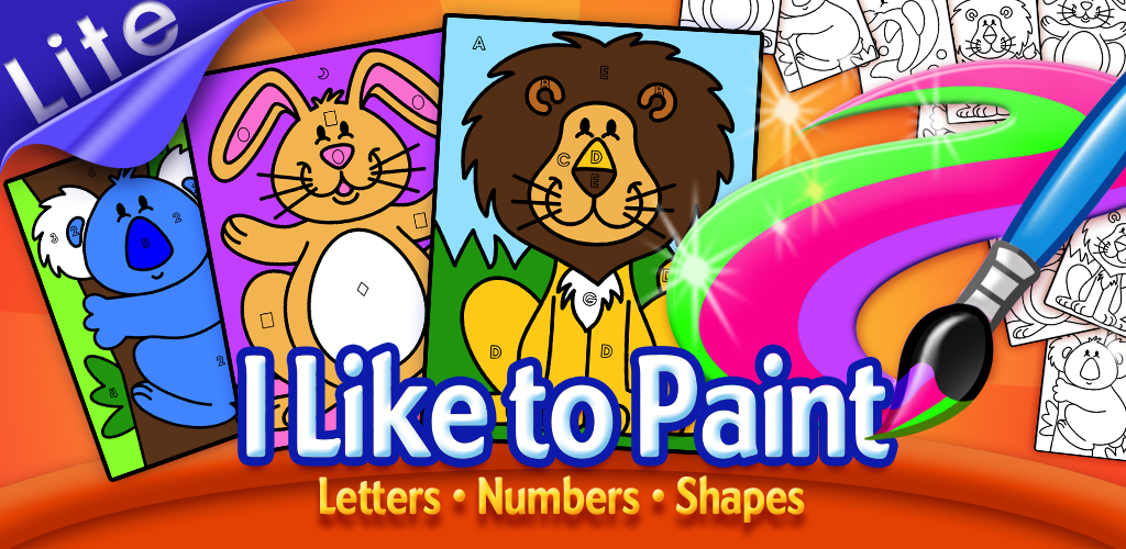 School Zone - I Like To Paint, Letters, Numbers, Shapes Lite - Ages 3-6 ...