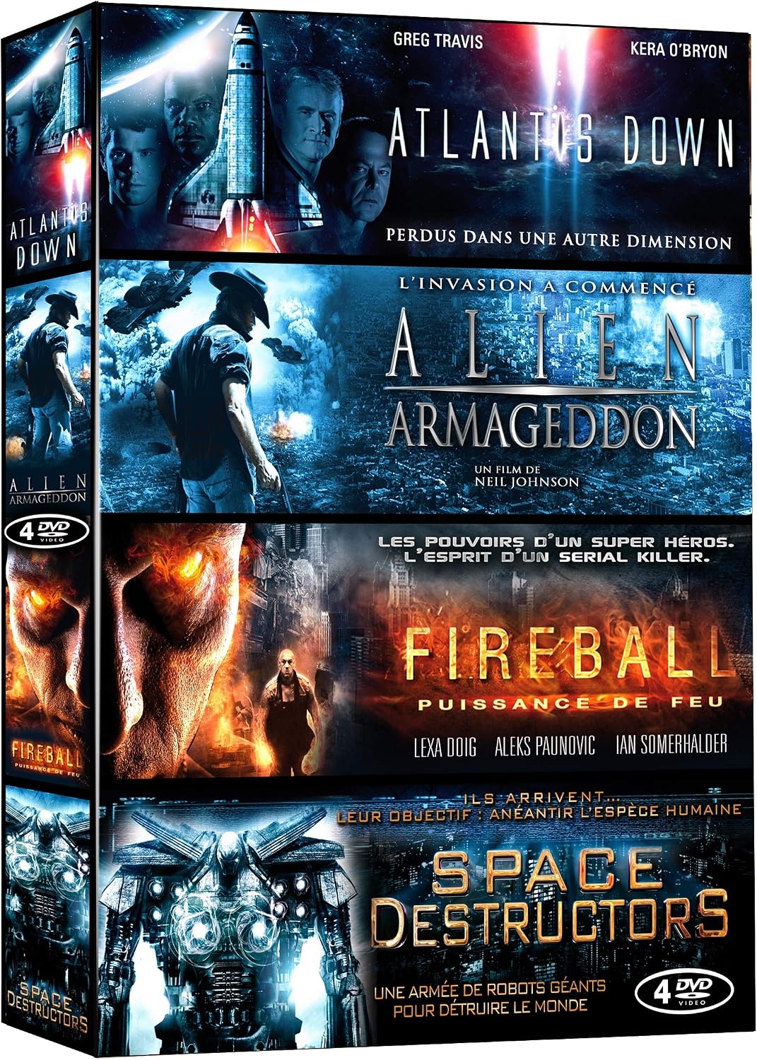 Coffret science-fiction 4 films : Rooker, Michael, Mcewan, Katharine ...