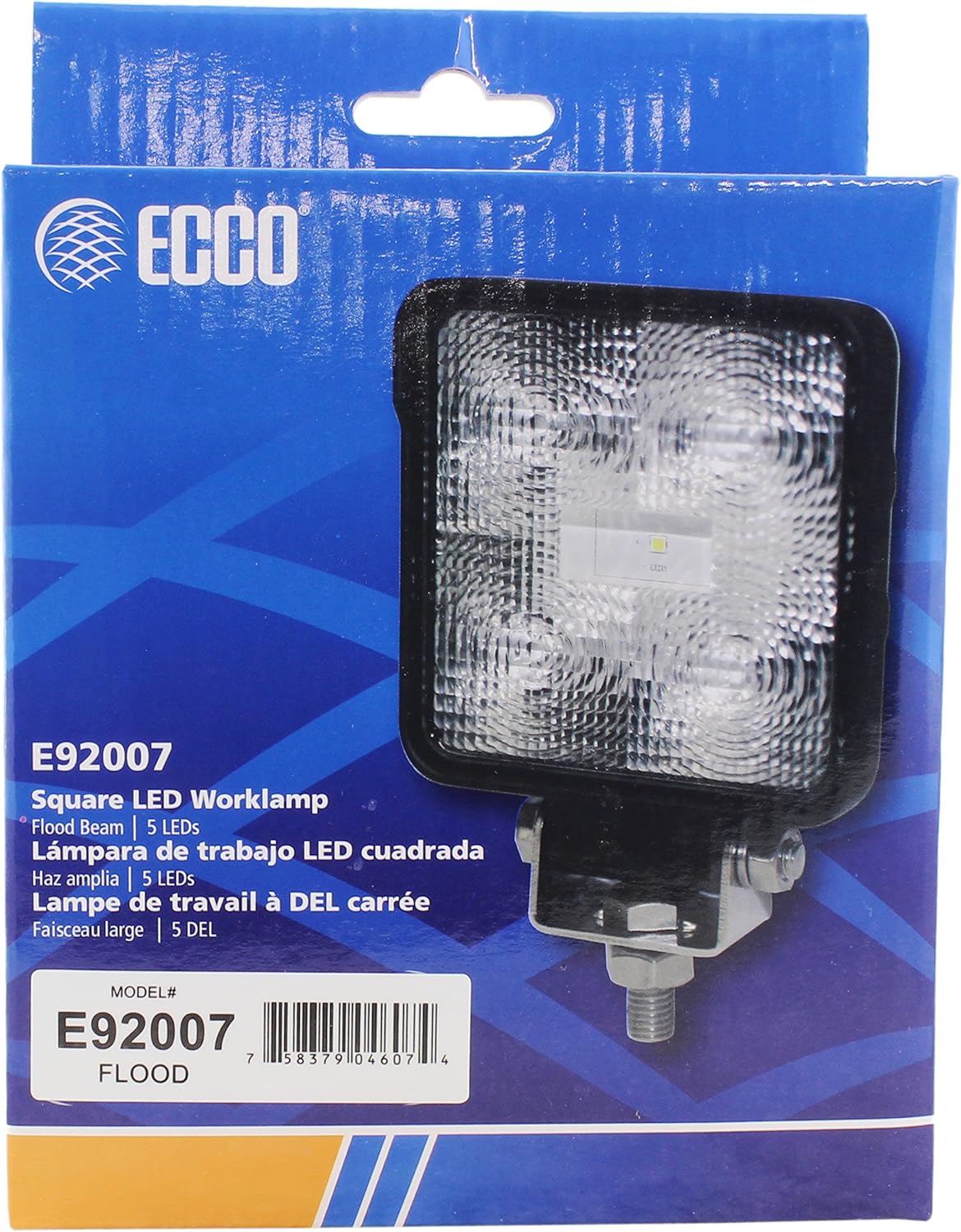Amazon.com: New Premium OEM ECCO Square LED Flood Worklamp 12-24V Model E92007 5 LED Lights ...