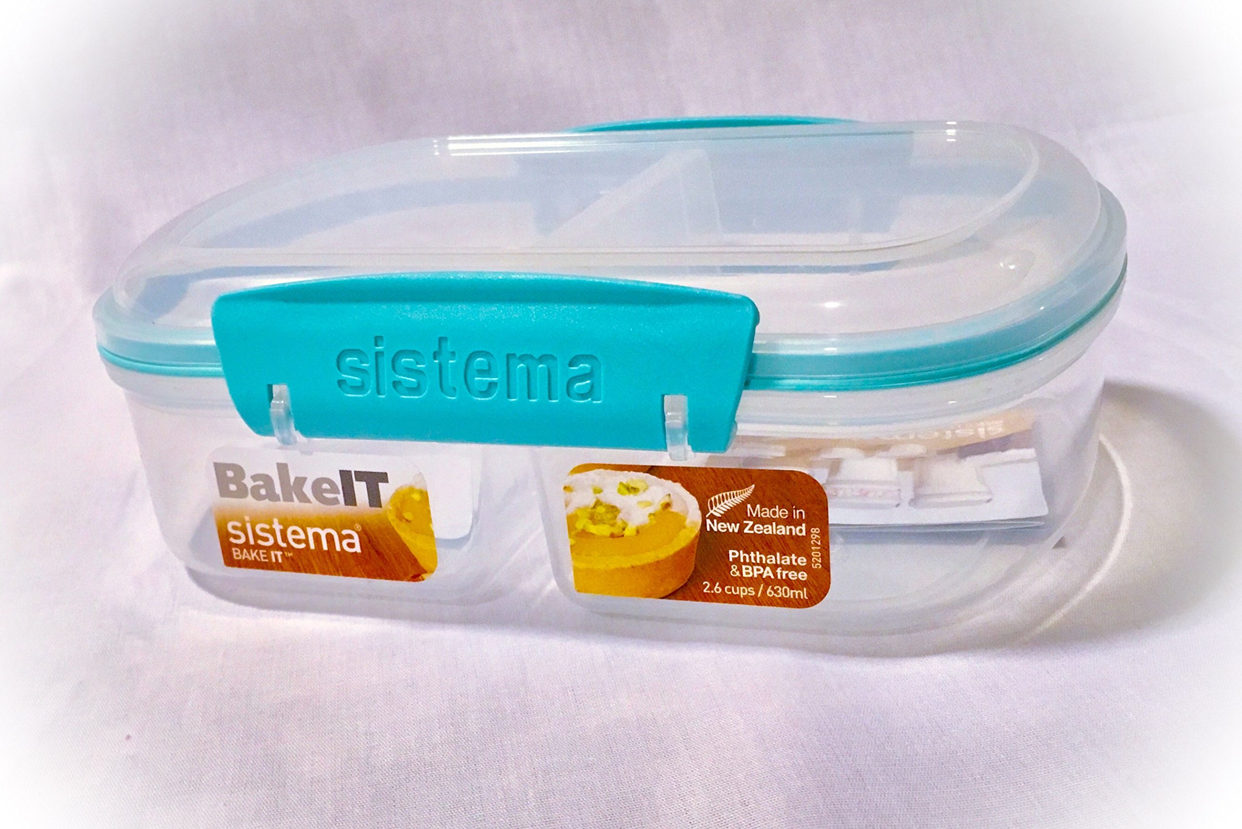 Amazon.com: Sistema Bake It Food Storage for Baking Ingredients (Aqua ...