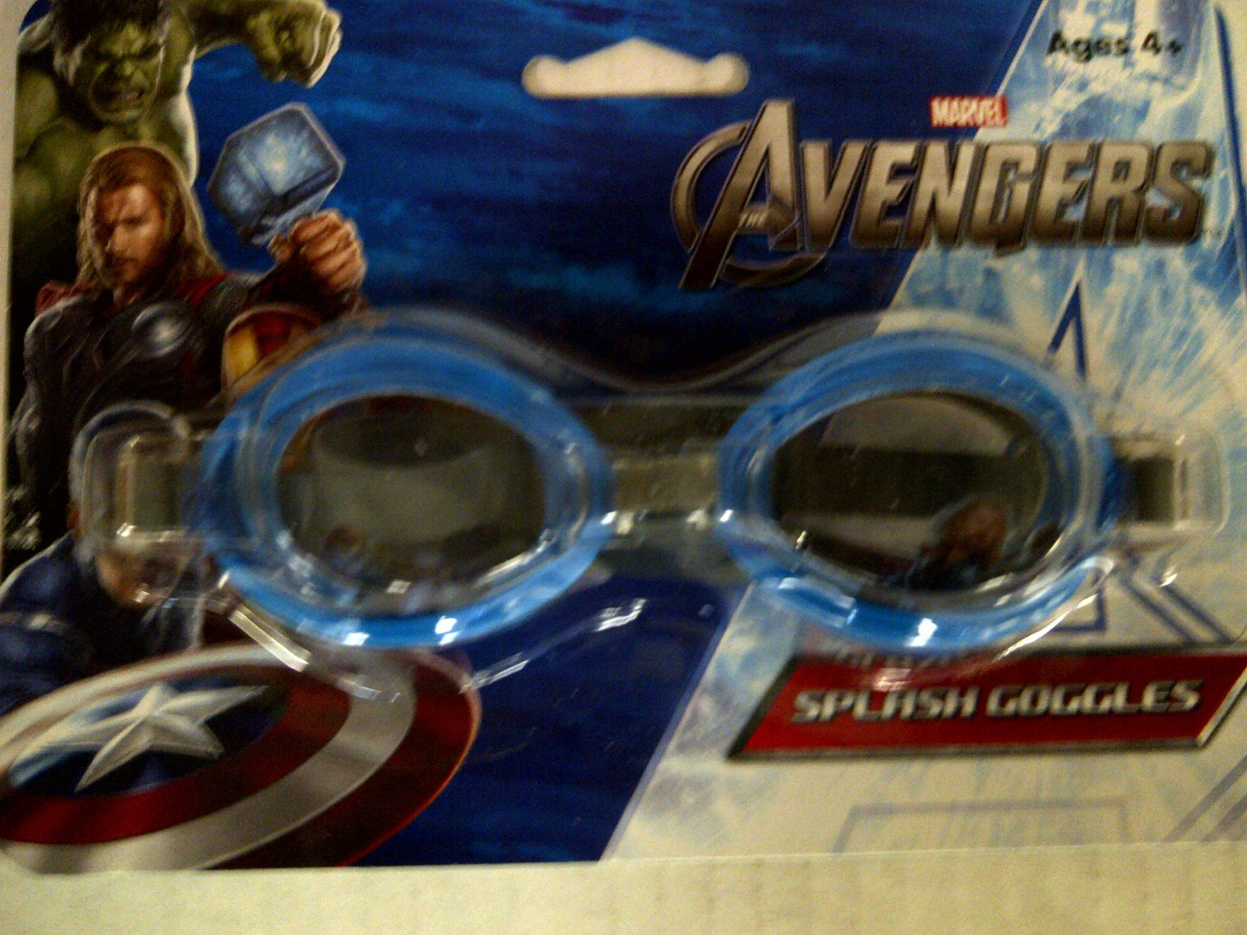 Amazon.com : Marvel Goggles Avengers Splash Goggles : Swimming Goggles ...