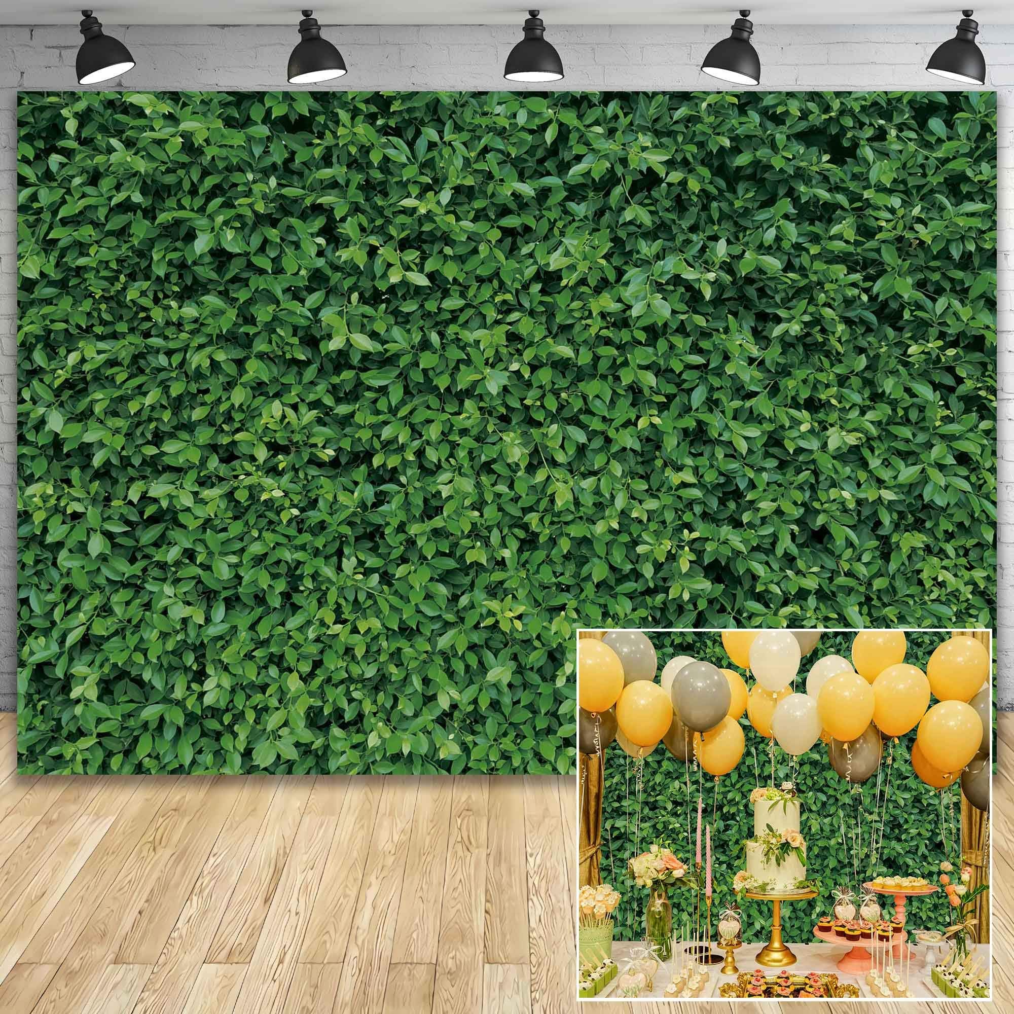 Amazon.com : Msocio 7x5ft Polyester Spring Greenery Leaves Grass Nature ...