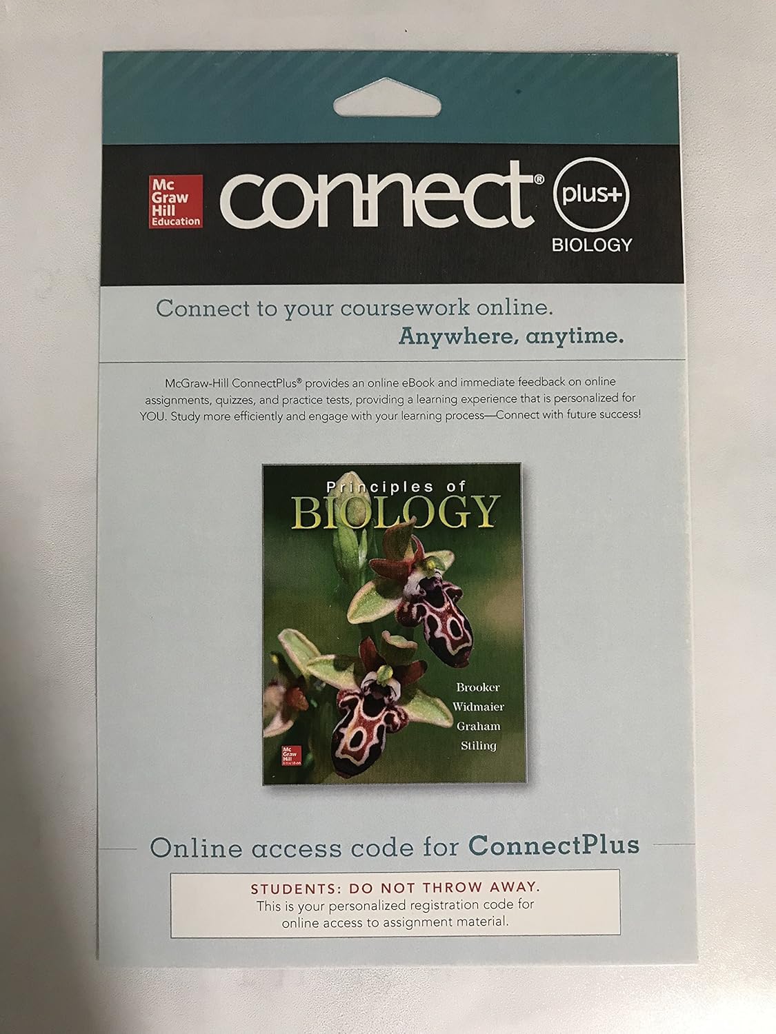 McGraw-Hill Education Connect Access Card for Principles of Biology Art ...