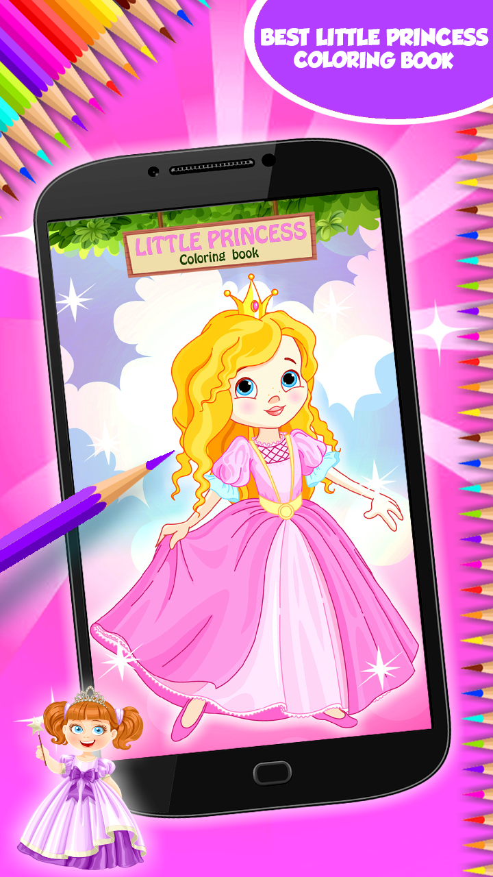 Little Princess Coloring Book - App on Amazon Appstore