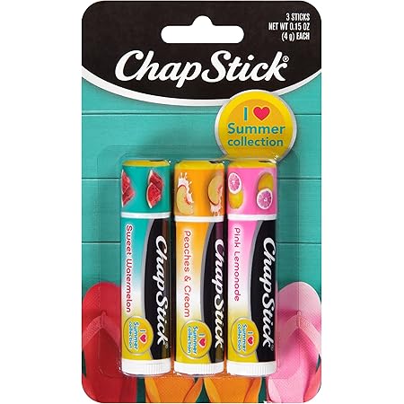 Amazon.com : ChapStick Moisturizer Original, Black Cherry and Cool Mint ...
